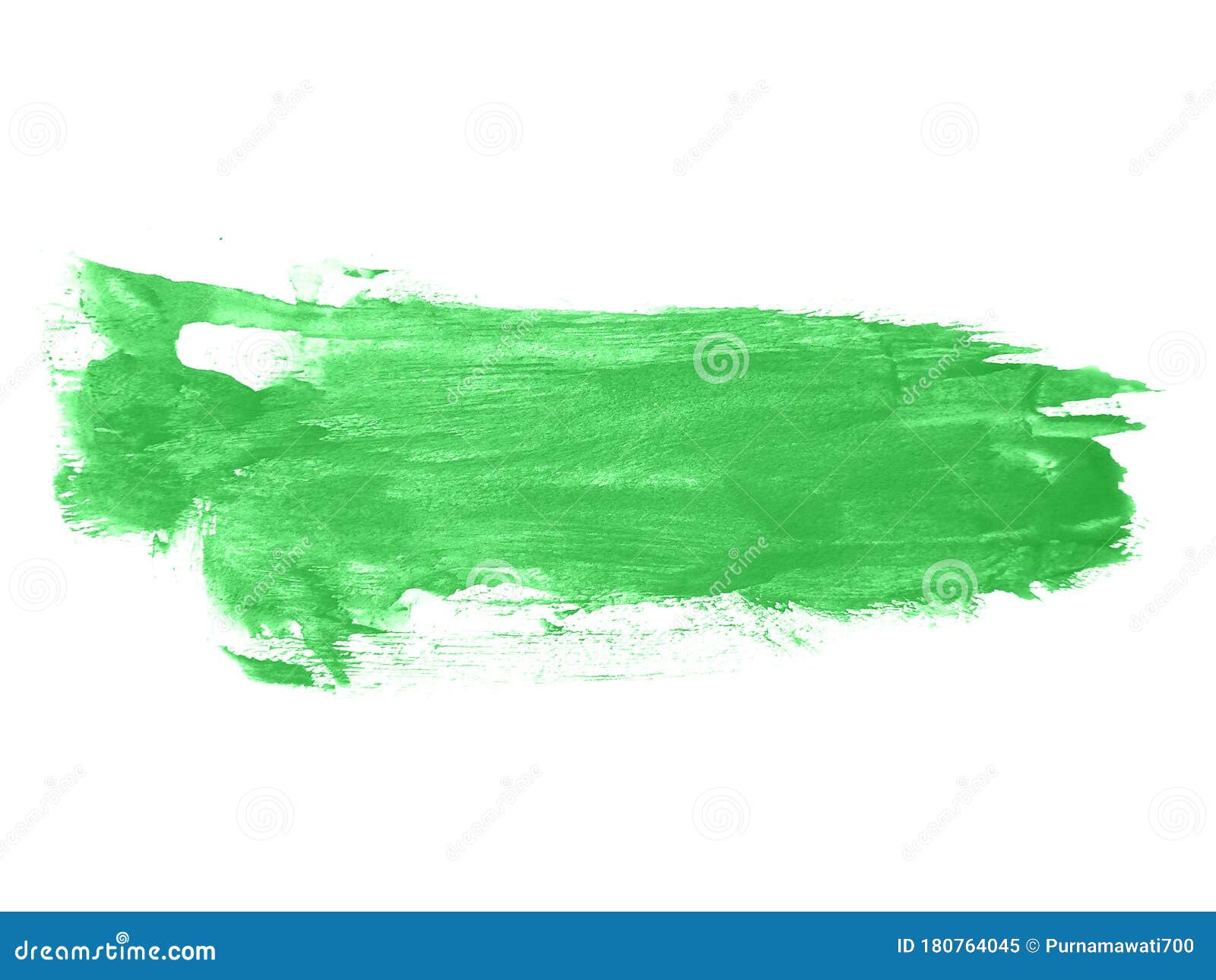 Green Watercolor Scribble Texture. Abstract Watercolor on White ...