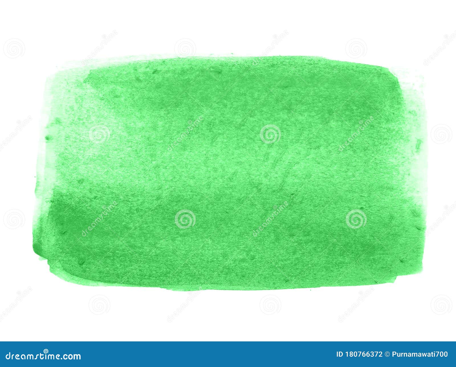 Green Watercolor Scribble Texture. Abstract Watercolor on White ...