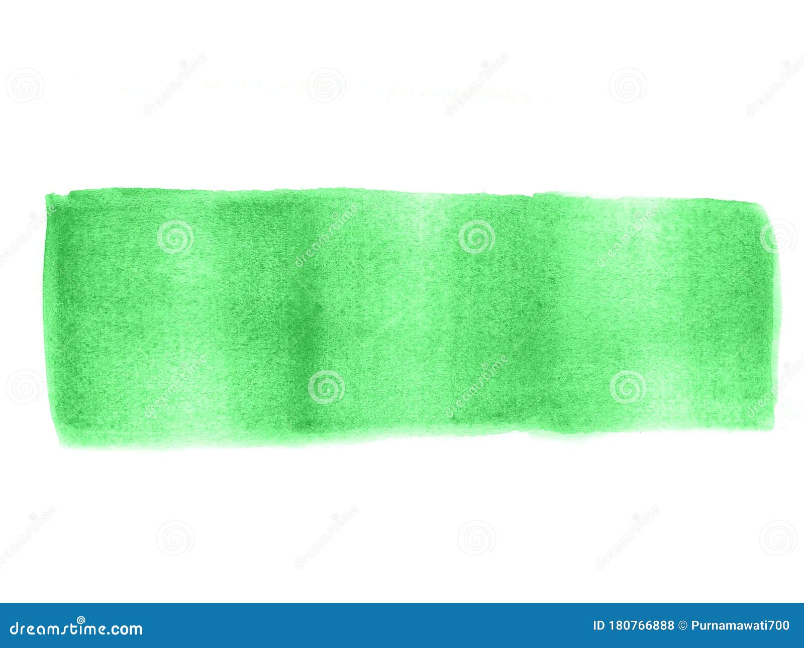 Green Watercolor Scribble Texture. Abstract Watercolor on White ...