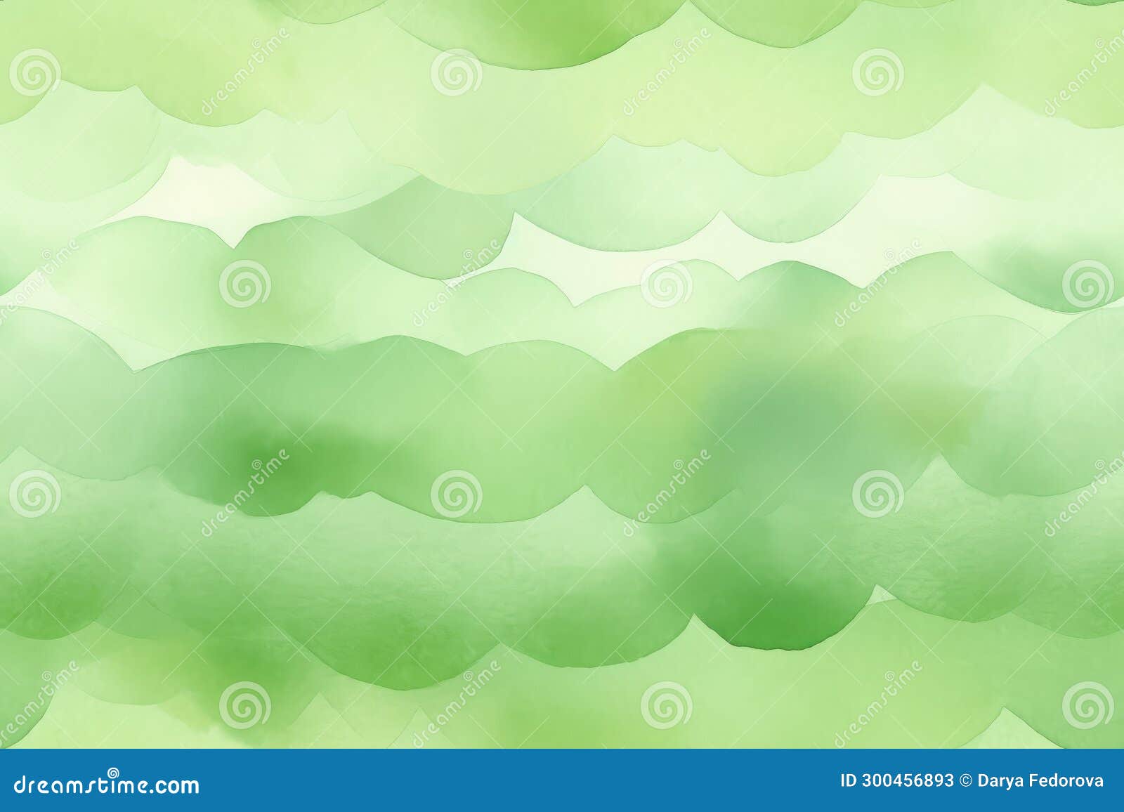 Green Watercolor Seamless Pattern for Background. Abstract Texture ...