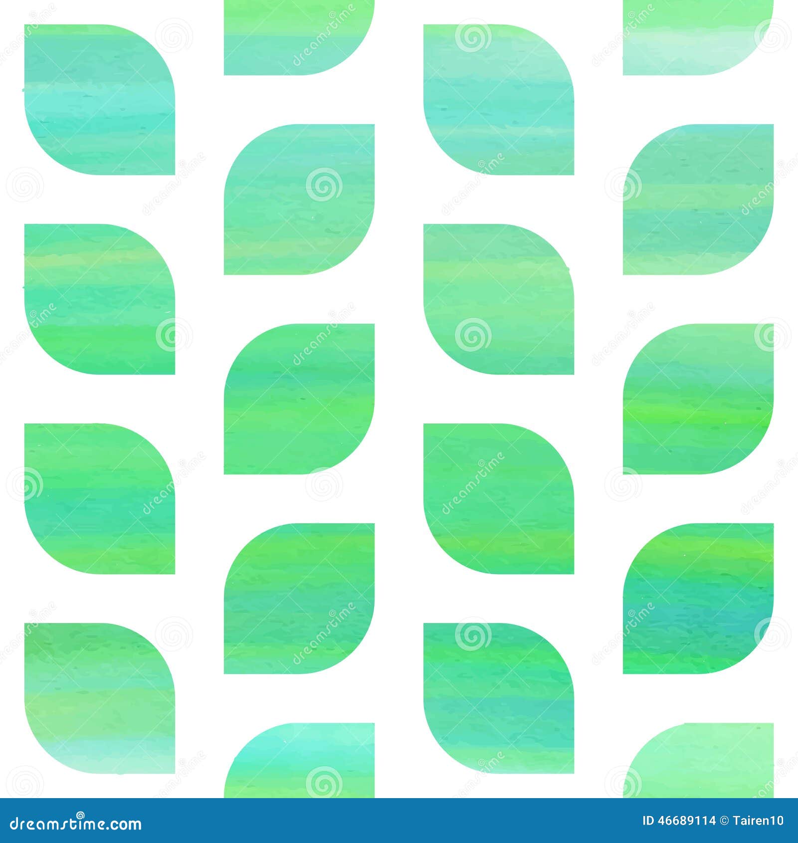 Green Watercolor Seamless Texture Vector Illustration | CartoonDealer ...
