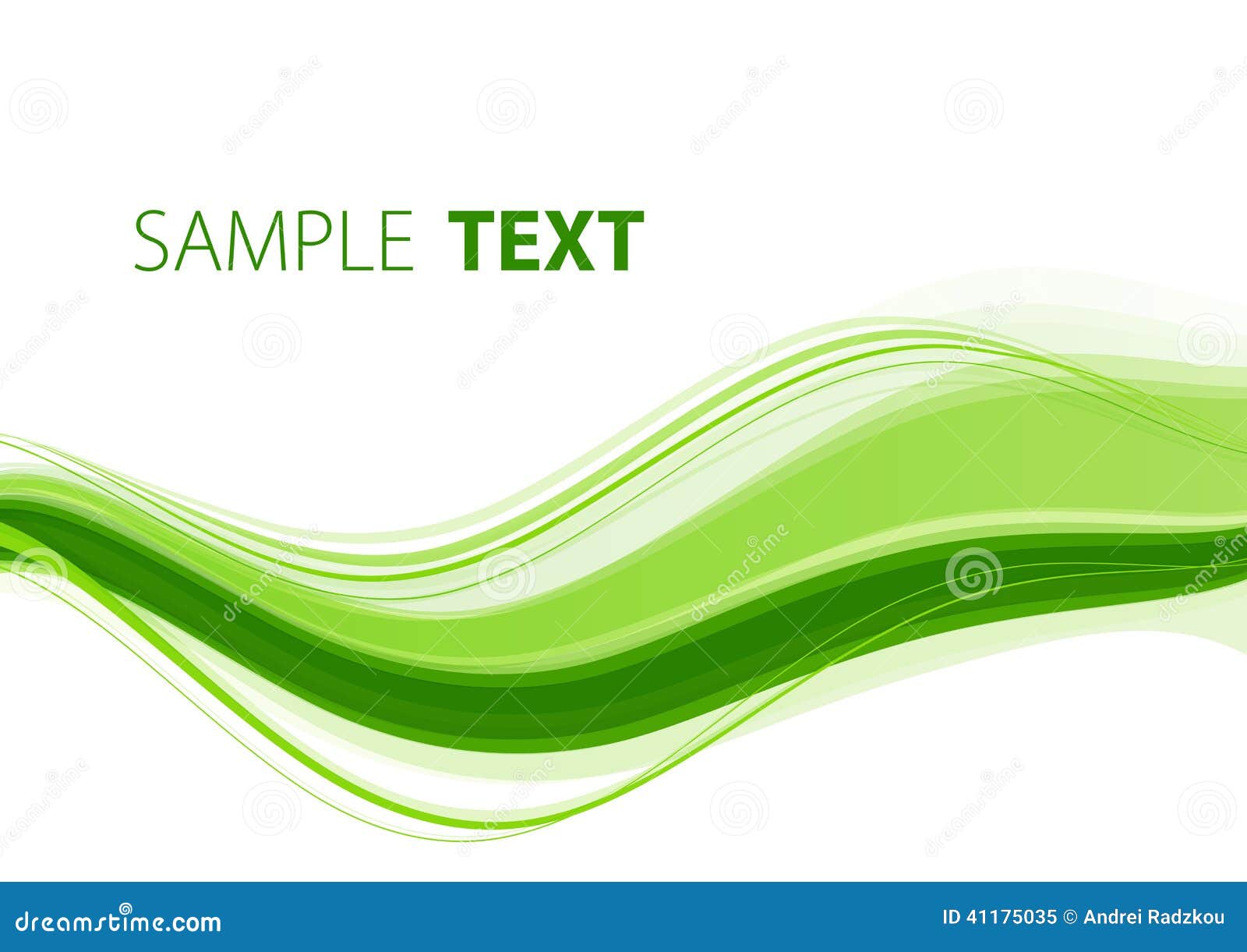 Green wave stock vector. Illustration of curl, sinuous - 41175035