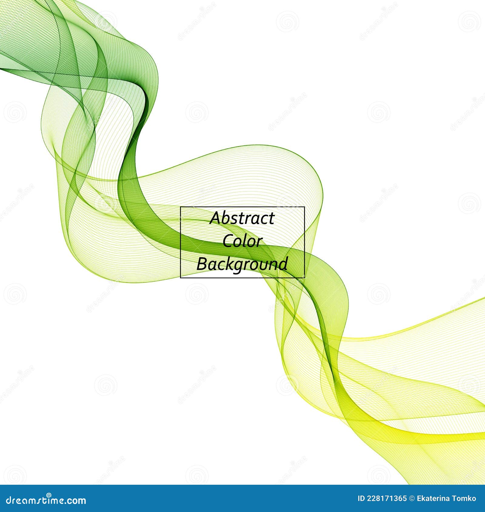 Green Wave Background. Abstract Wave. Design Element. Eps 10 Stock ...