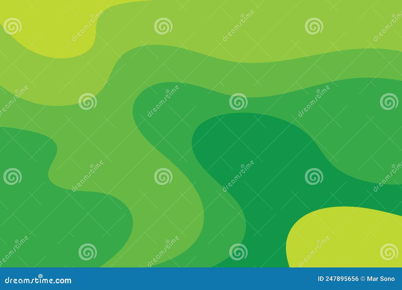 Green Wave Baground Wallpaper Pattern Vector Stock Vector ...