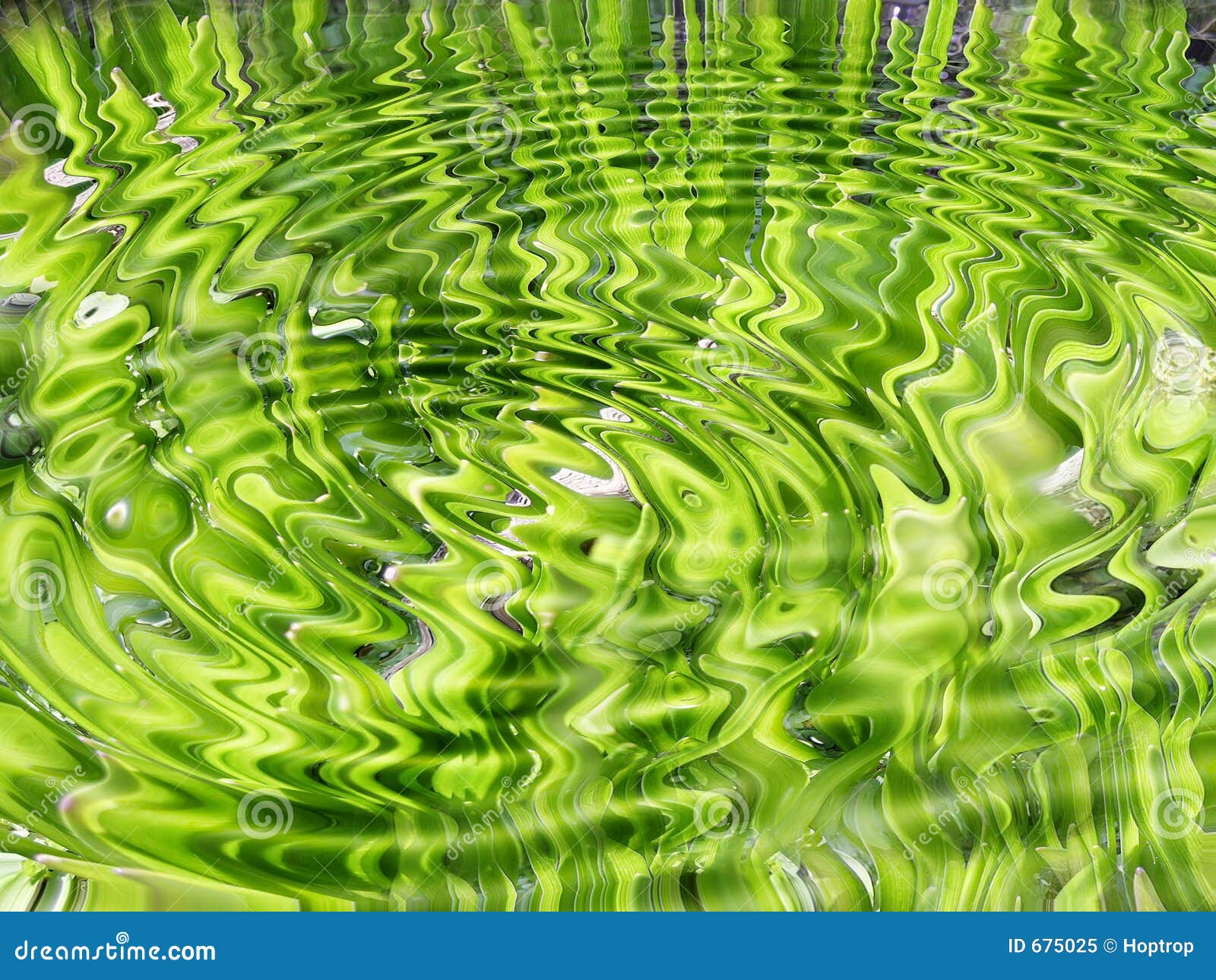 Green waves stock image. Image of green, impressionist - 675025