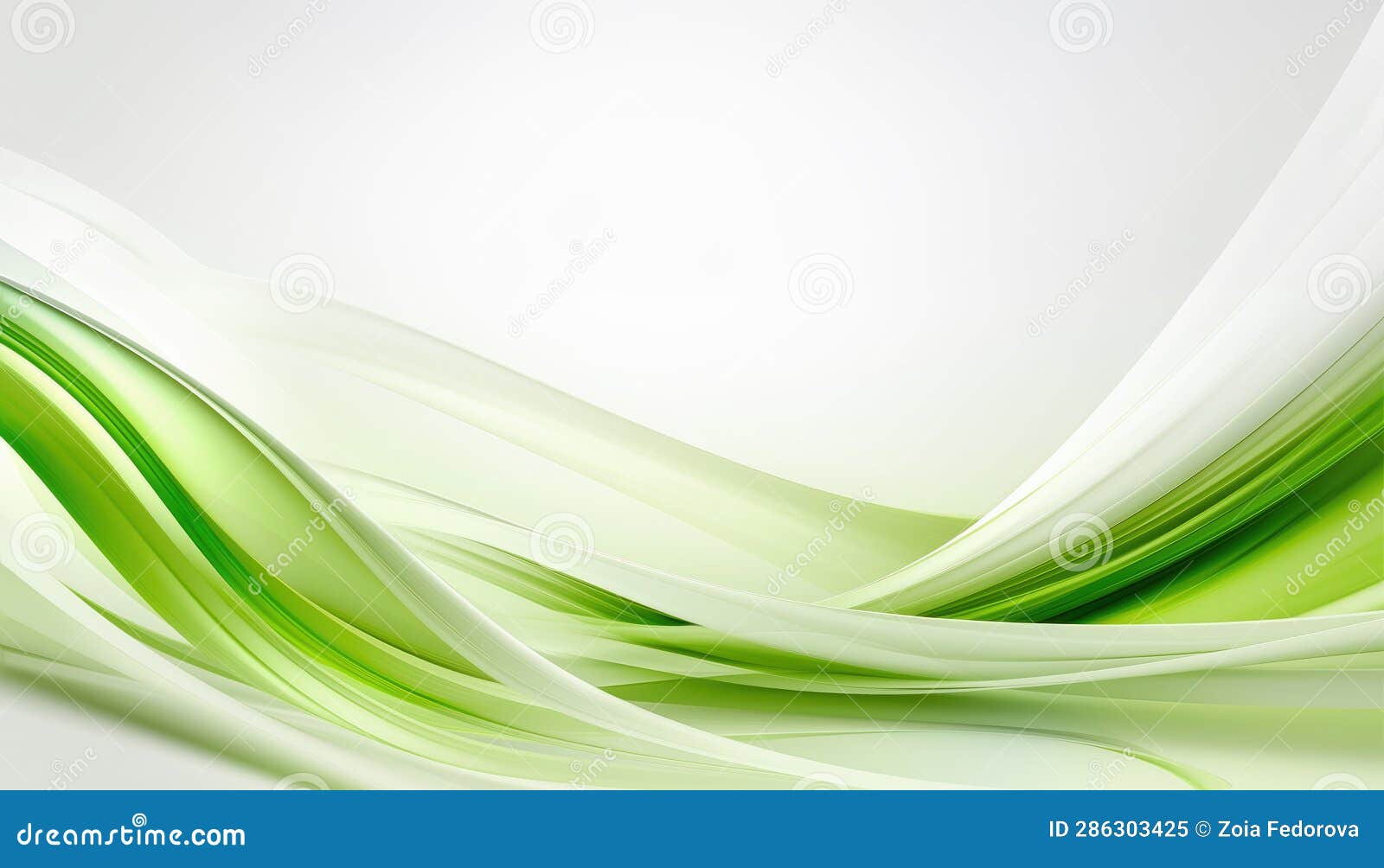 Green Waves Background stock illustration. Illustration of wave - 286303425