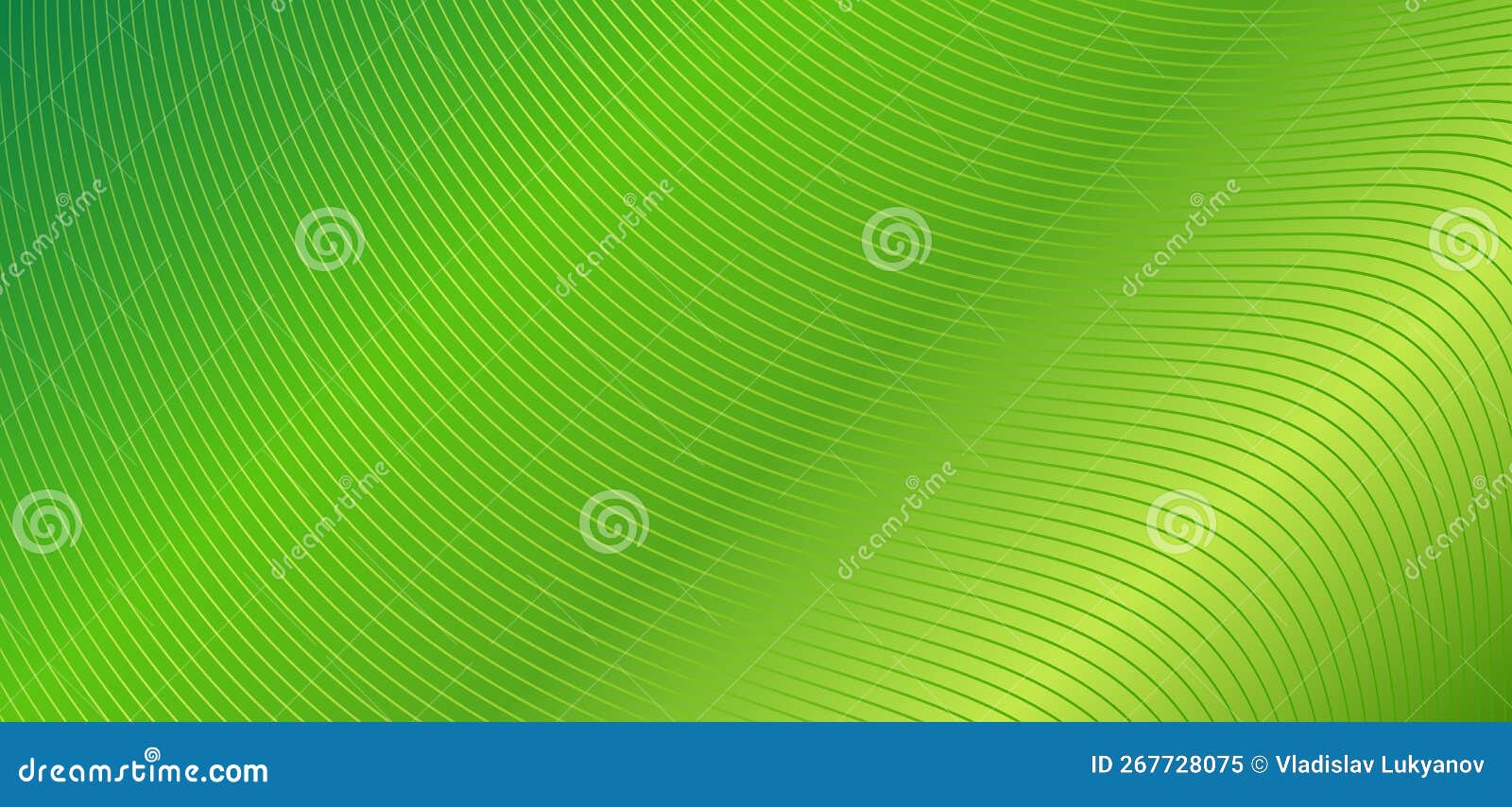 Green Waves Background 3d Lines Flow Eco Gradient Vector Image or Bio ...
