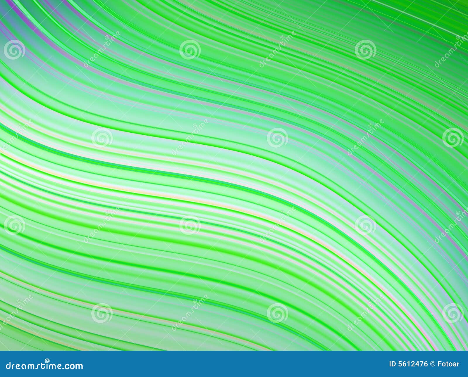 Green Wavy Arrows, Concept Of The Latent Potential Stock Illustration ...
