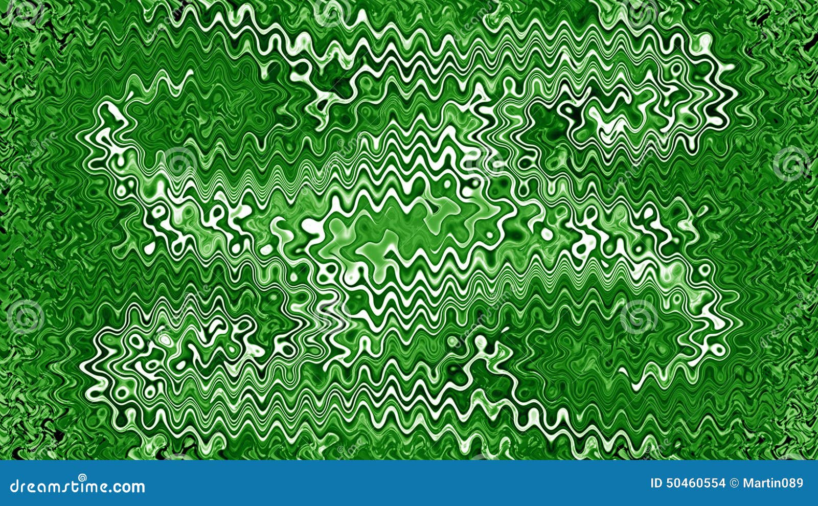 Green Wavy Abstract Background Stock Illustration - Illustration of ...