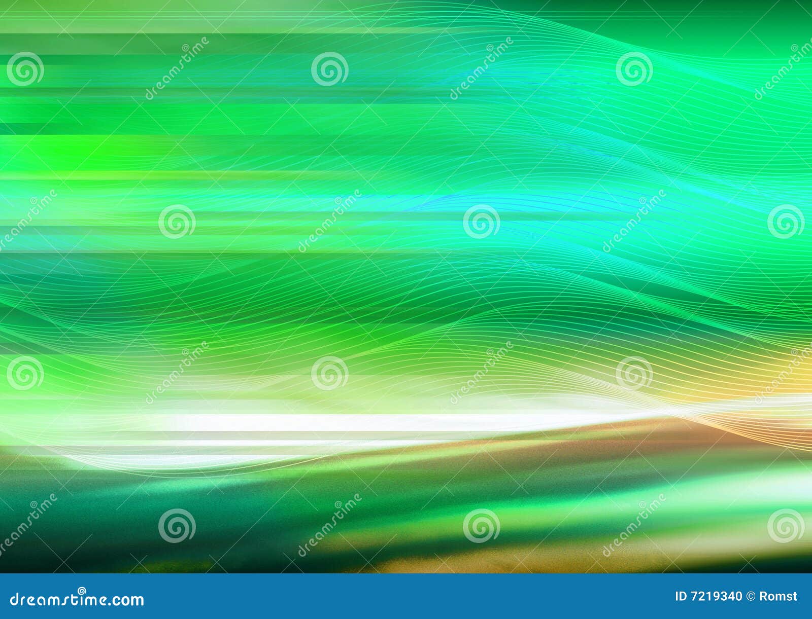 Green Wavy Background stock illustration. Illustration of design - 7219340