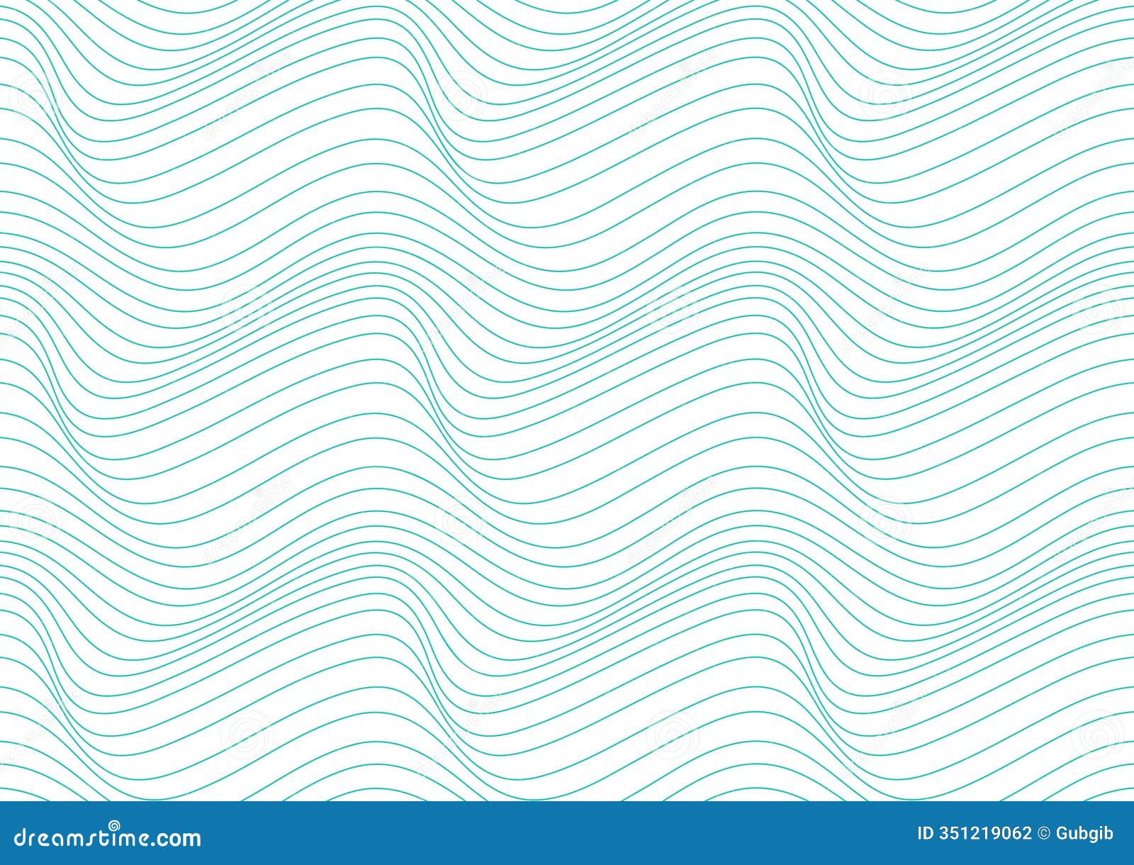 Green Wavy Lines Pattern on White Background Stock Illustration ...
