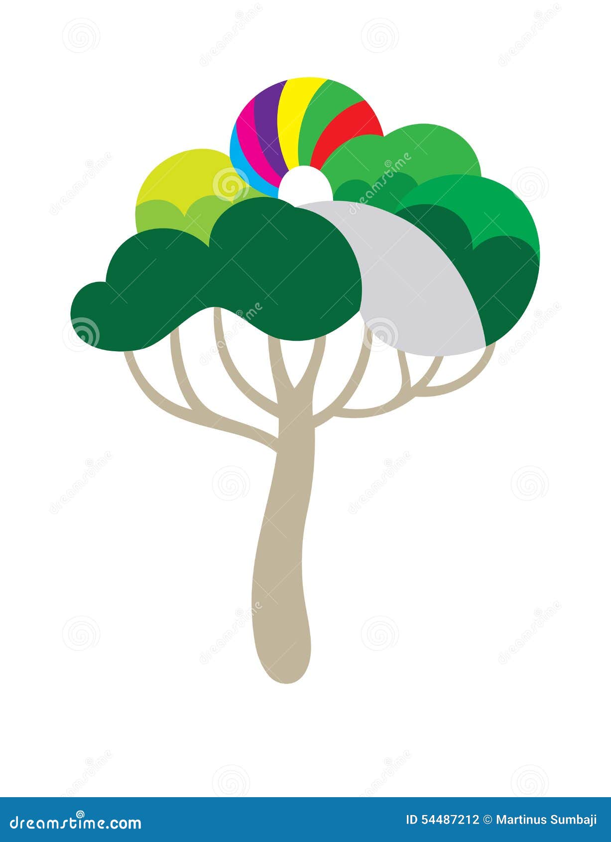 Green way stock vector. Illustration of green, vintage - 54487212