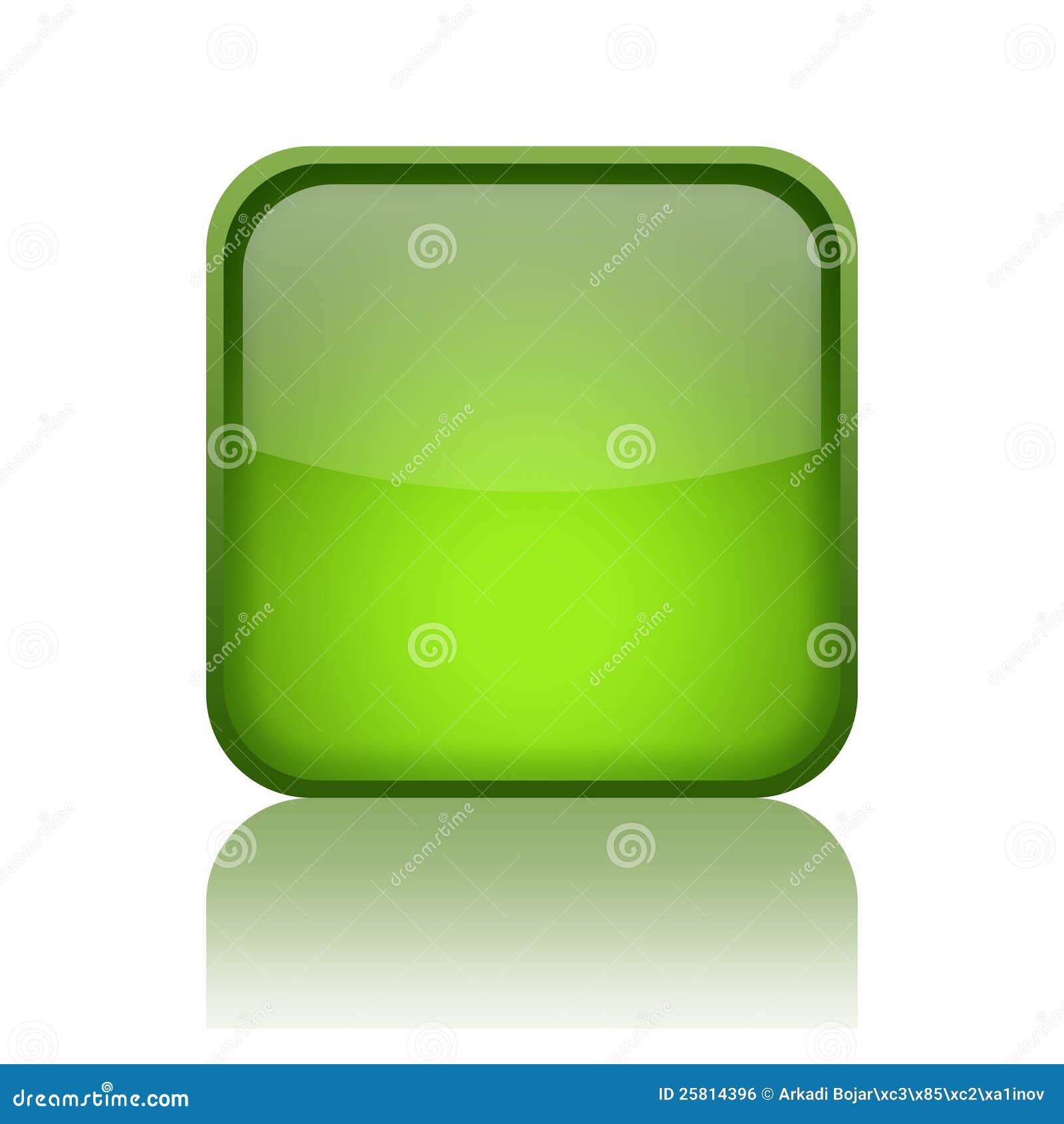 Green web button stock illustration. Illustration of clip - 25814396
