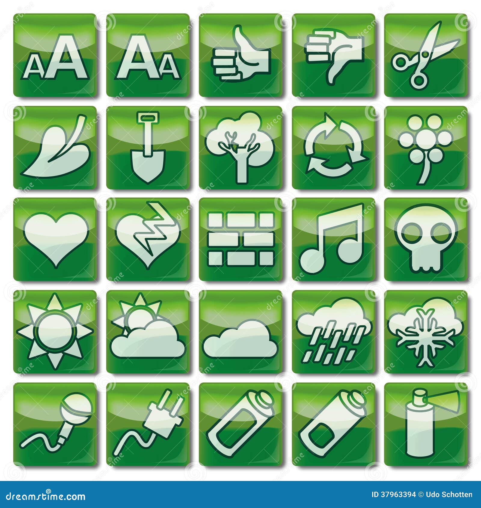 Green web icons 76-100 stock vector. Illustration of idea - 37963394