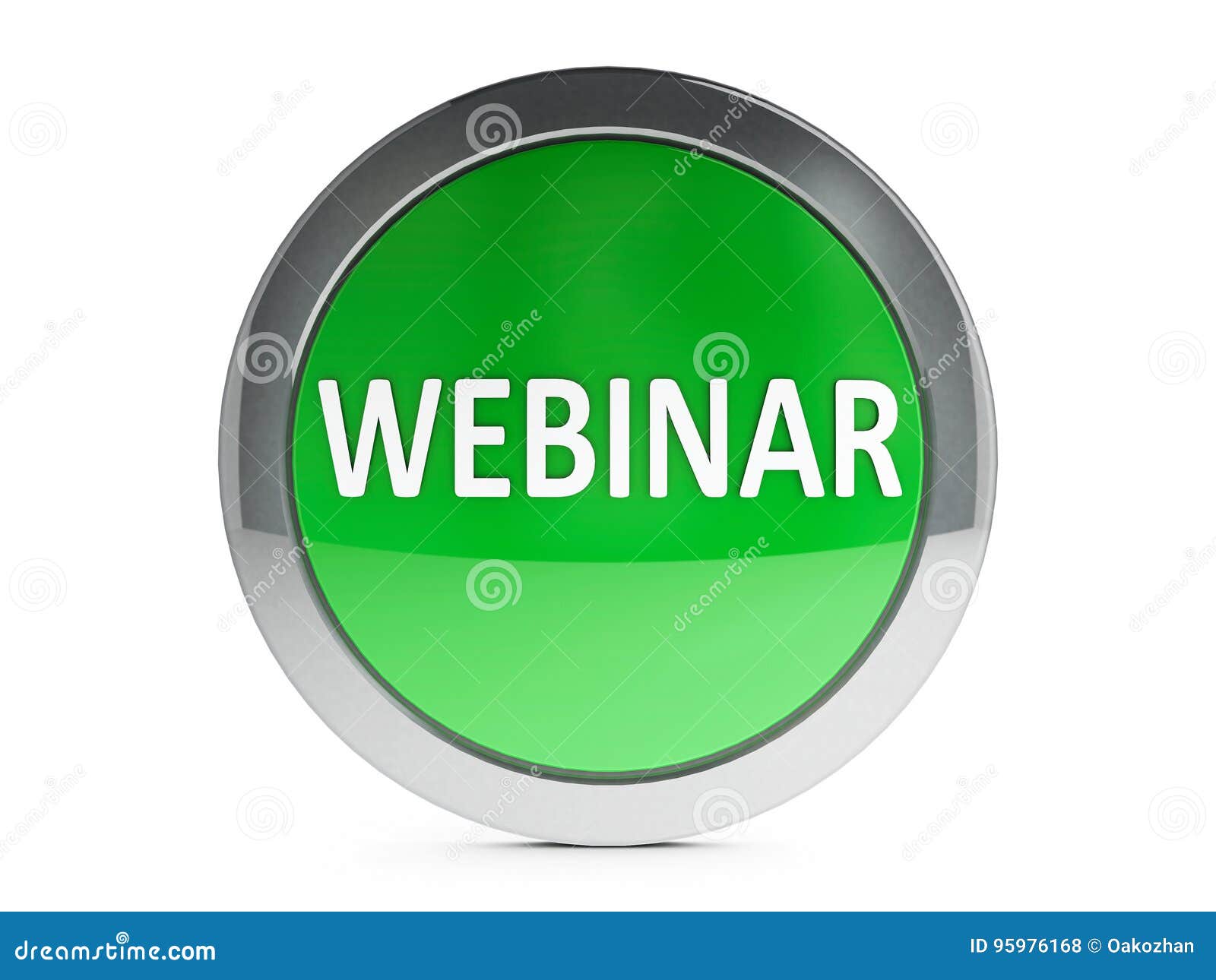 Green Webinar Icon with Highlight Stock Illustration - Illustration of ...