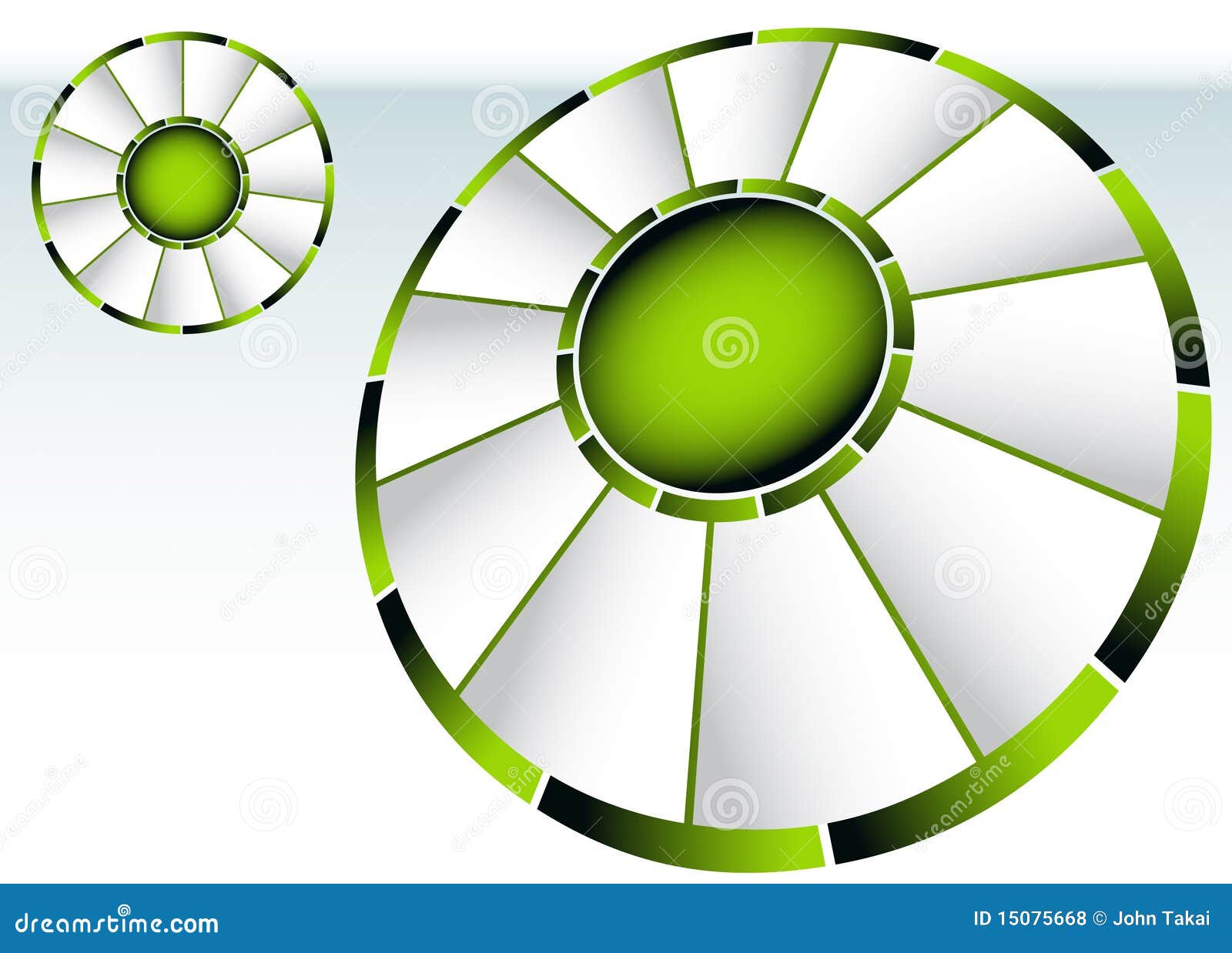 Green Wheel Ring Donut Circular Geometric Shape Frame Grung Texture ...