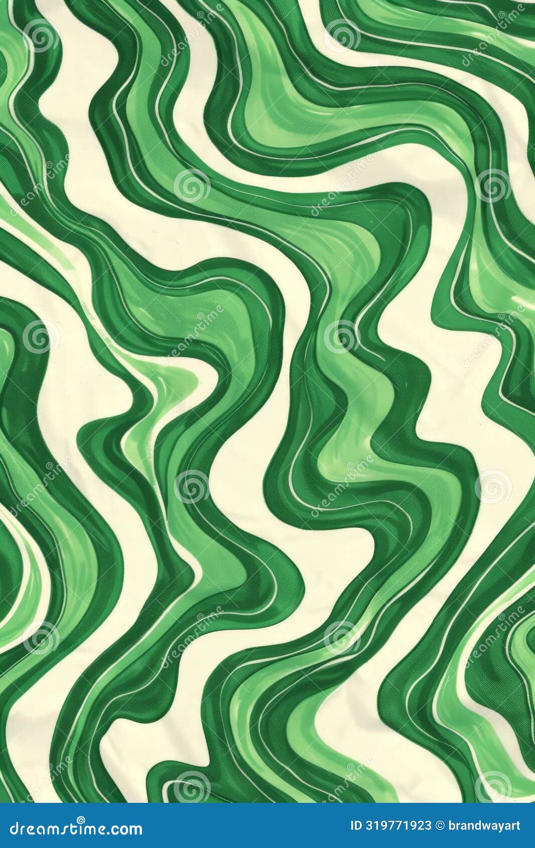 Green and White Background with Wavy Lines Stock Illustration ...