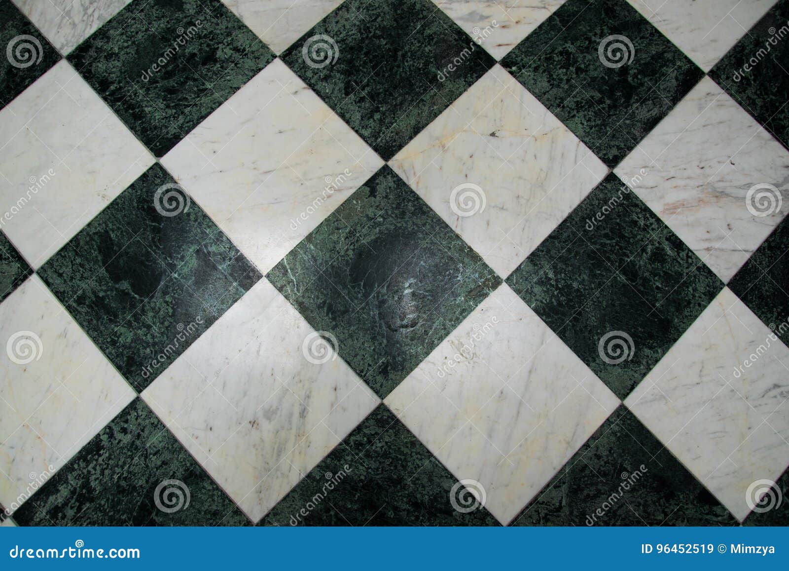 Green and White Checkered Marble Floor Pattern Stock Image - Image of ...
