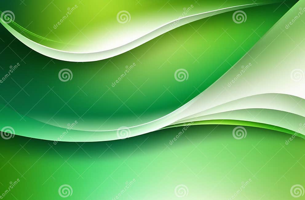 Green and White Gradient Background Stock Illustration - Illustration ...