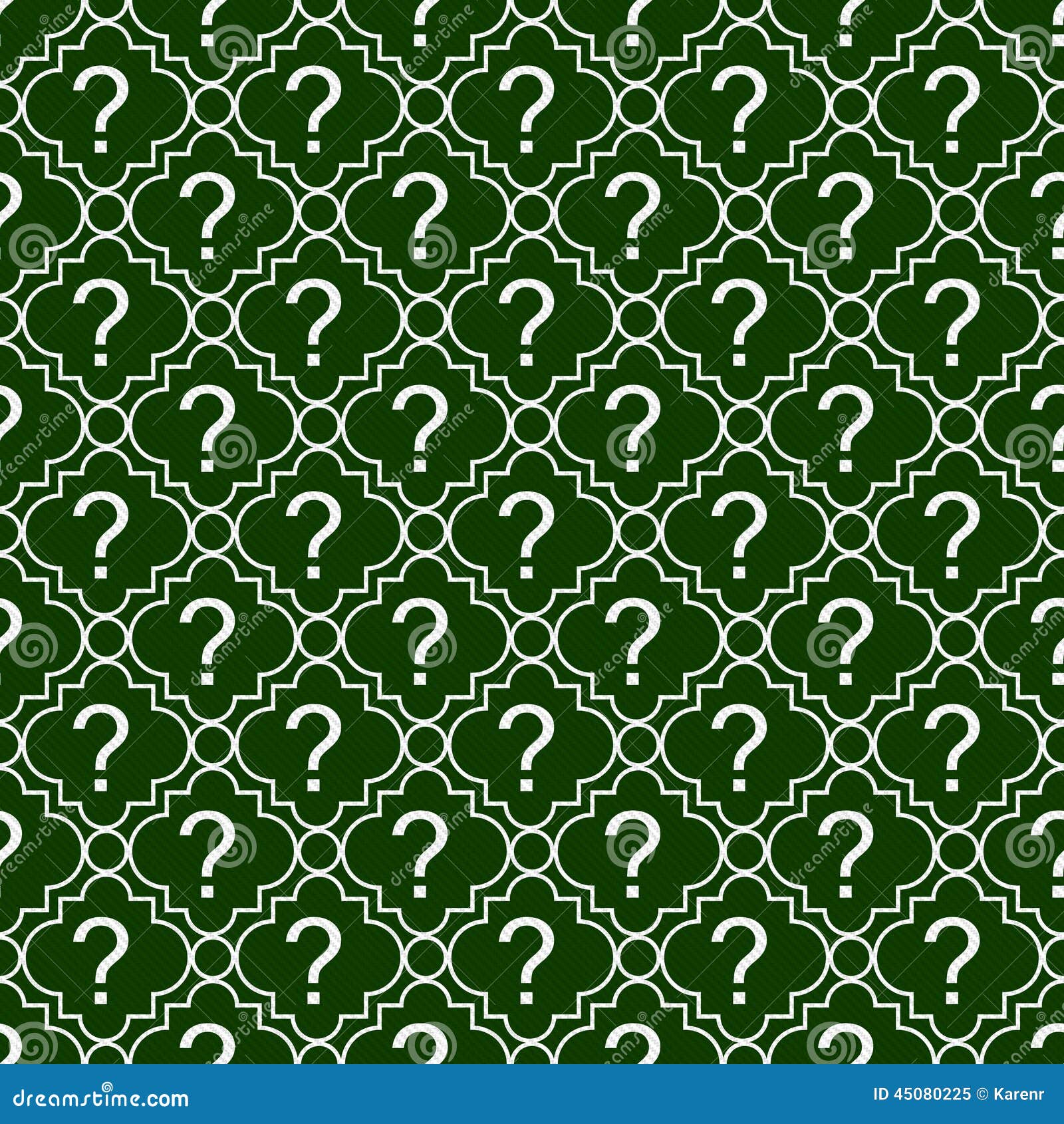Green and White Question Mark Symbol Pattern Repeat Background Stock ...