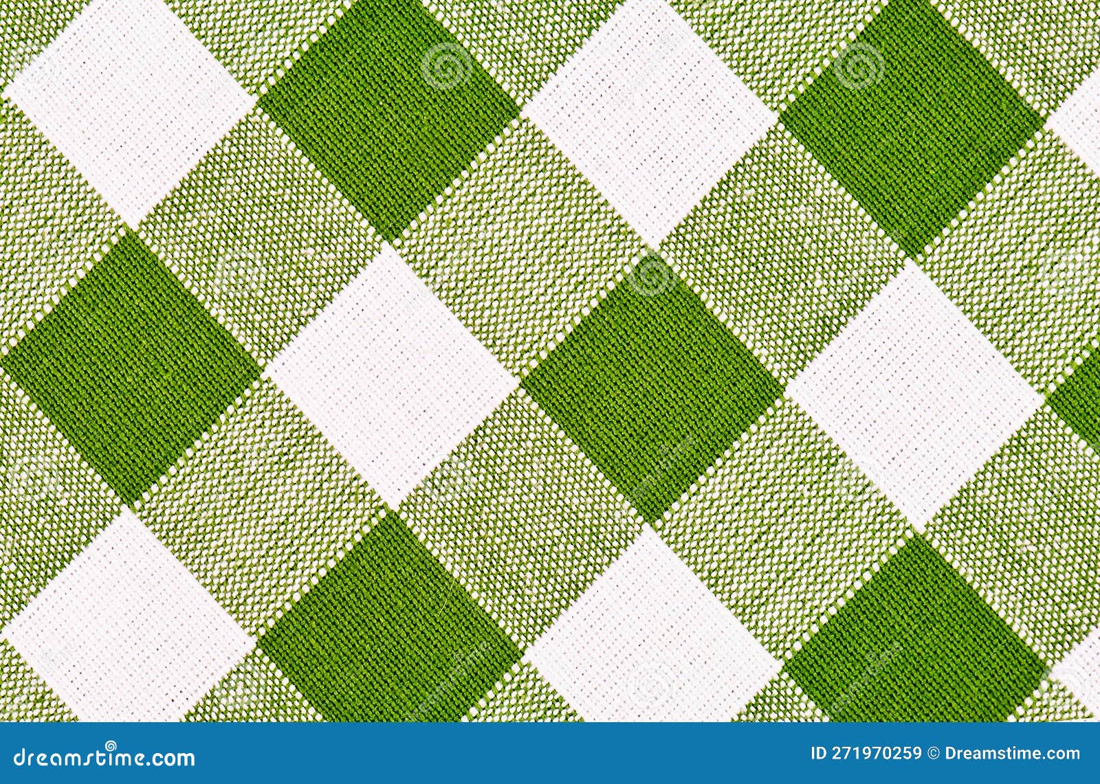 Green and White Square Napkin Tablecloths Texture Stock Image - Image ...