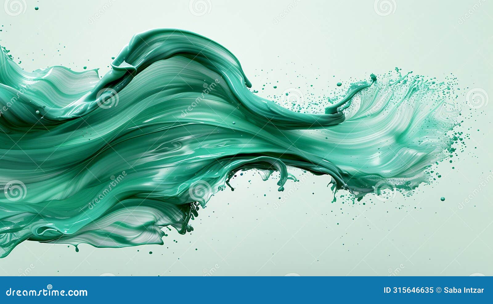 Wavy And Swirled Brush Strokes Seamless Pattern. Thick And Bold Texture ...