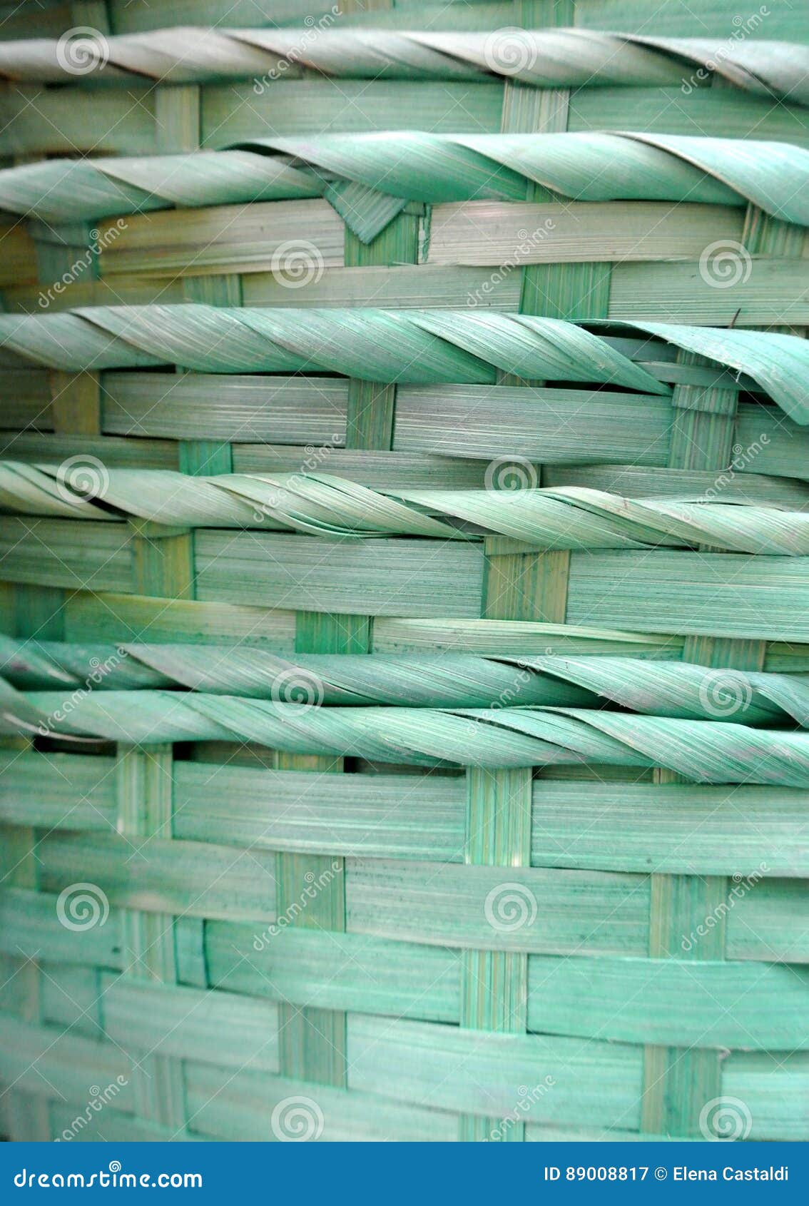 Green wicker basket stock image. Image of material, nature - 89008817