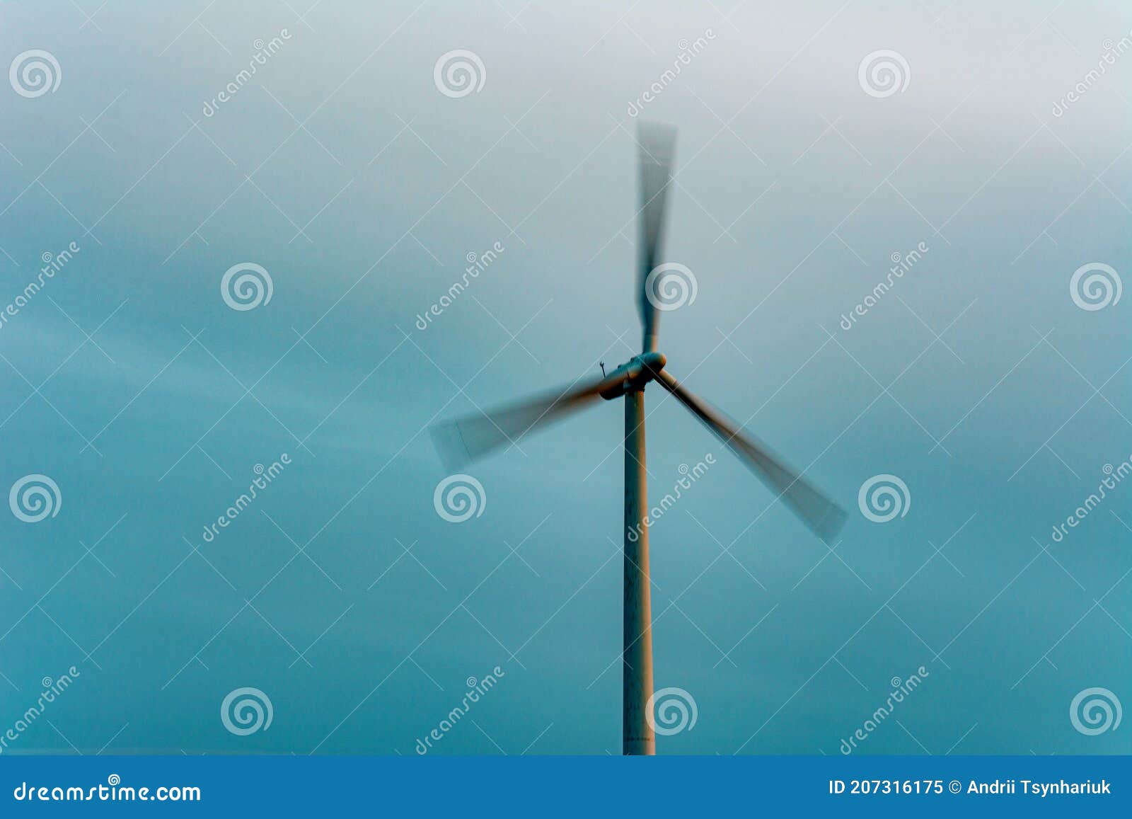 Green Wind Energy, Windmill Close Up in Action, Converting Wind into ...