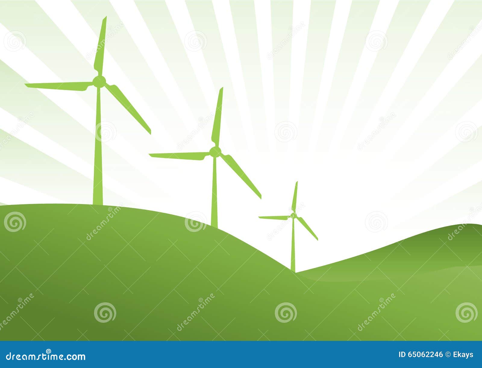 Green Wind Swirl Pattern In Circle Shape With Green-white Gradient On ...