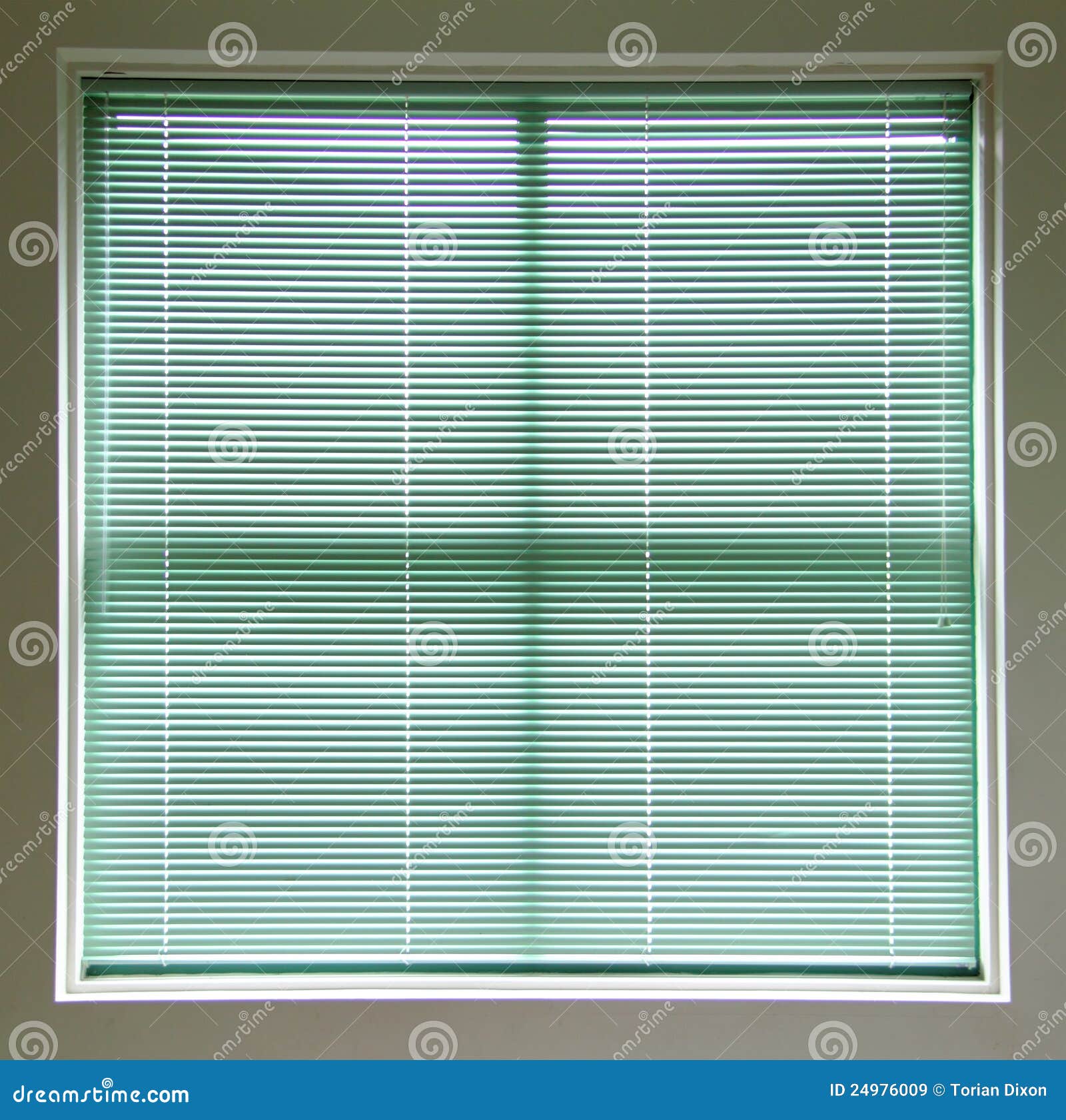 Green Window Blinds stock image. Image of window, sunlight - 24976009