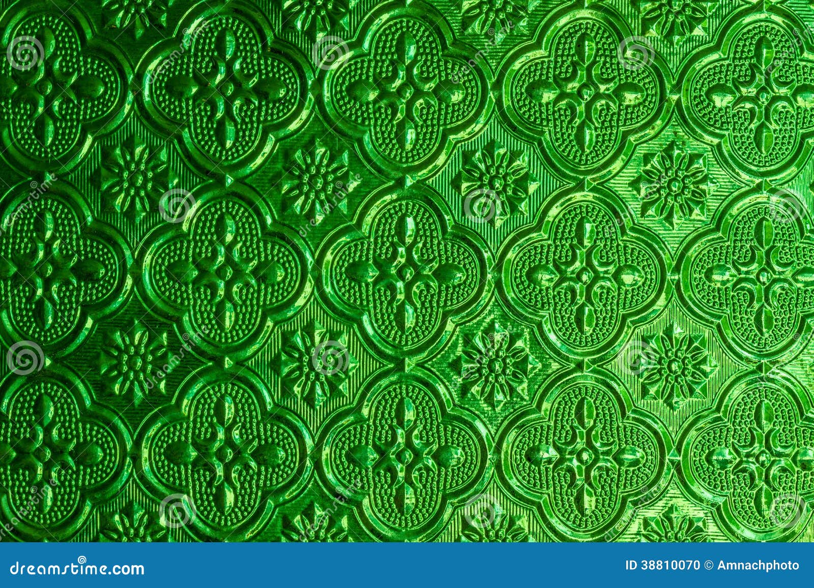Green Window Glass Background in Thai Style House. Stock Photo - Image ...