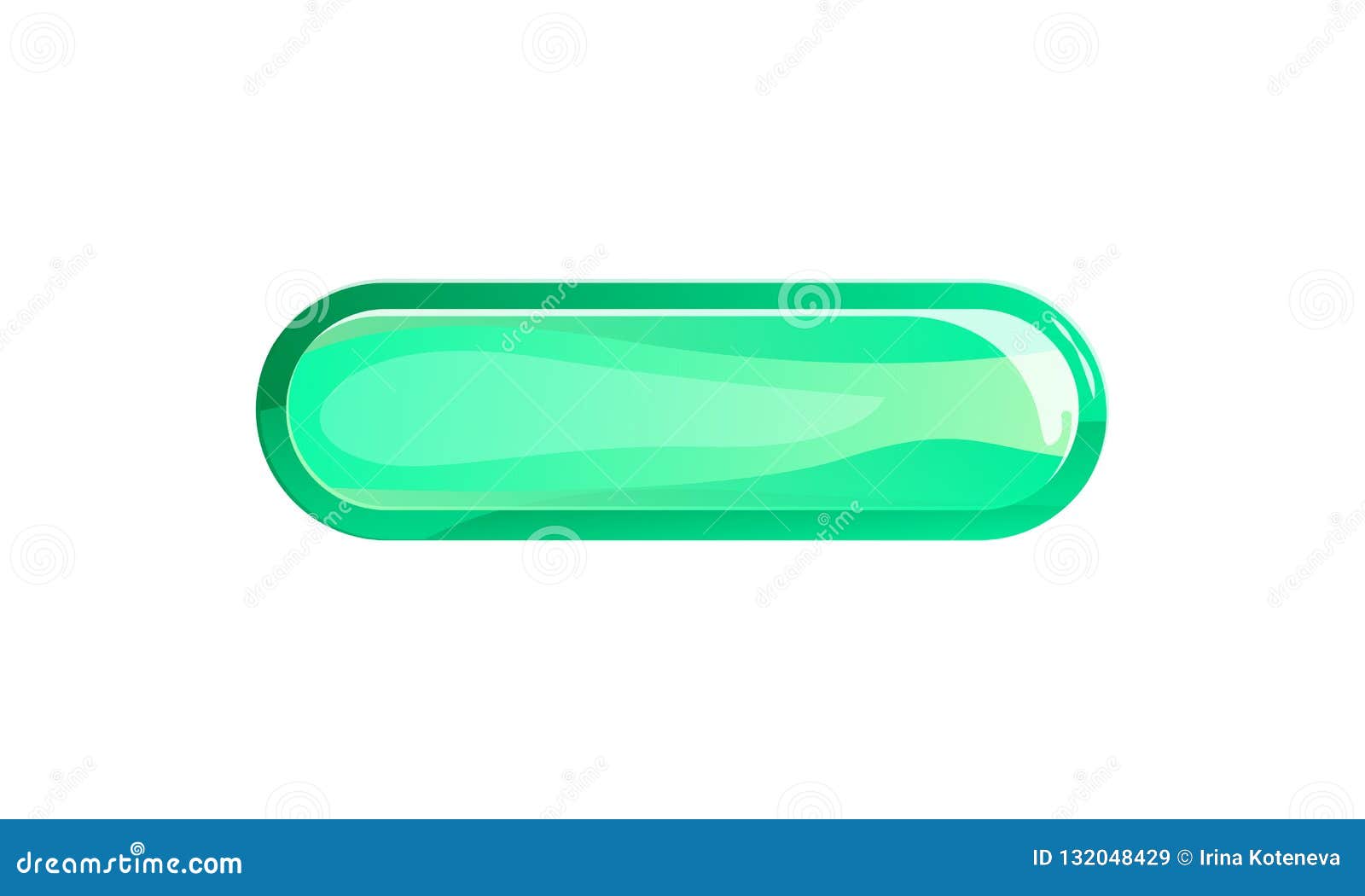 Green Window Option in Cartoon Style Stock Illustration - Illustration ...