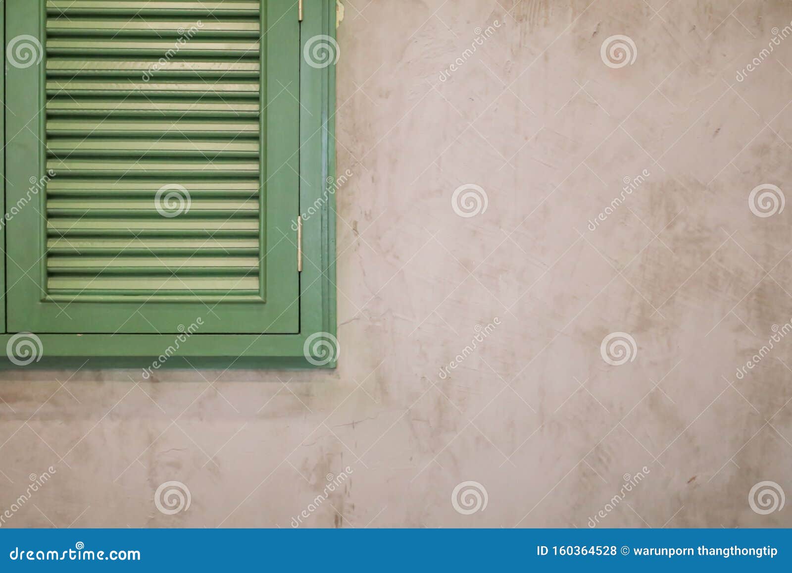 Green Window Shutters and Grunge Wall Background Stock Photo - Image of ...