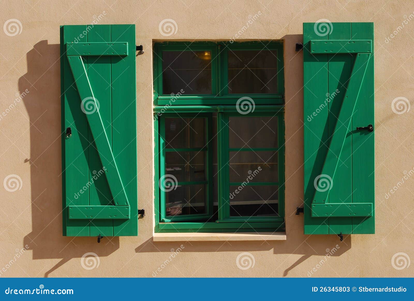 Green Windows stock image. Image of protection, light - 26345803