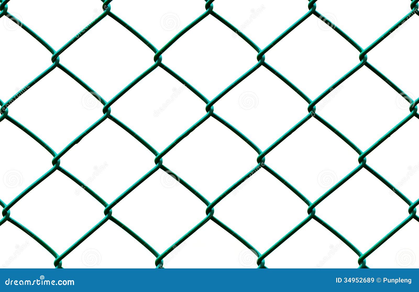 Green Wire Fence Isolated on White Background Stock Image - Image of ...