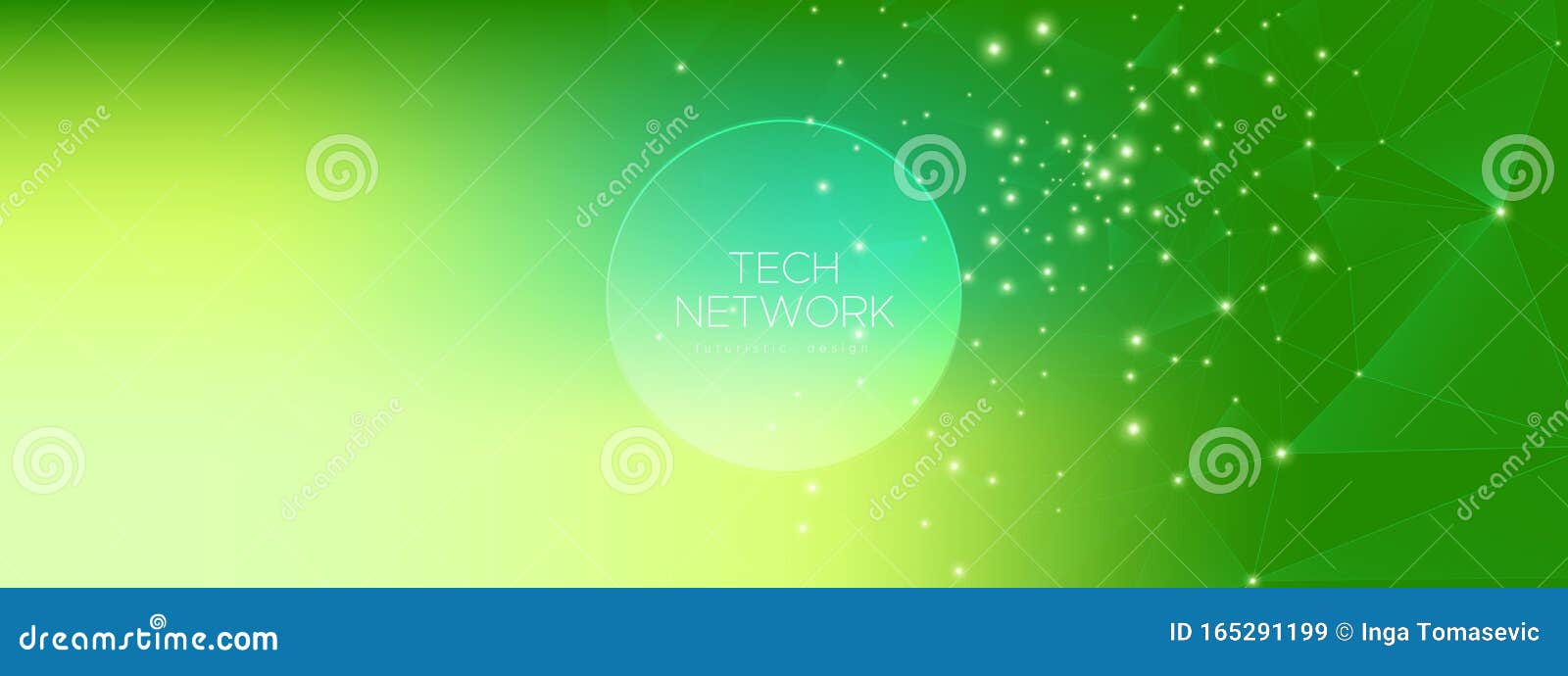 Green Wireless Poster. Technology Architecture Stock Vector ...