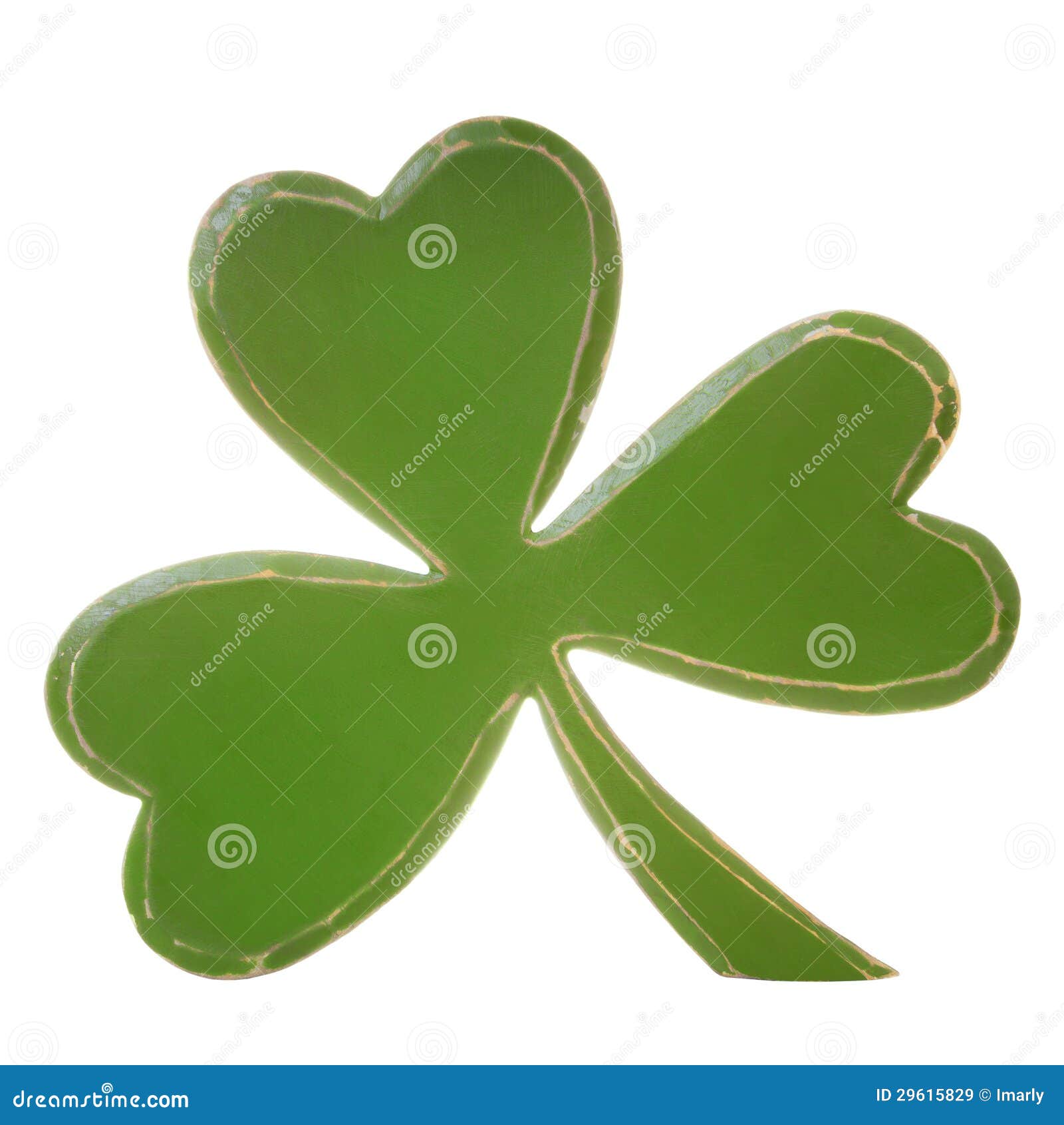 Green wooden shamrock stock image. Image of lucky, luck - 29615829