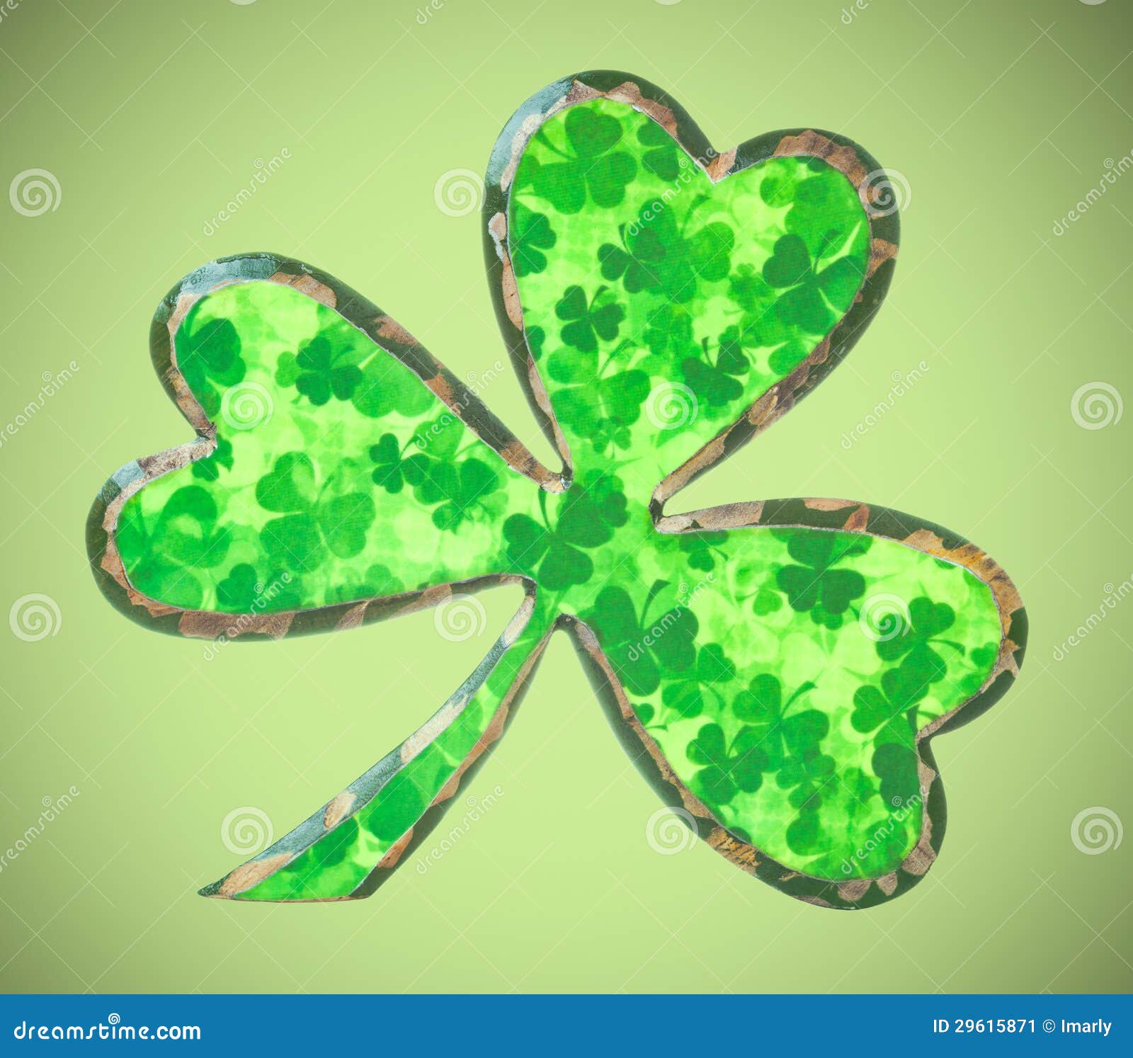 A green wooden shamrock stock image. Image of patrick - 29615871