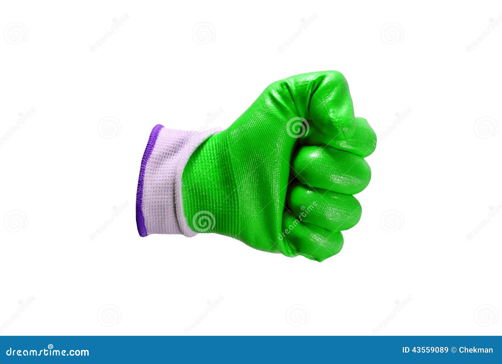 Green work gloves isolated stock image. Image of clear - 43559089