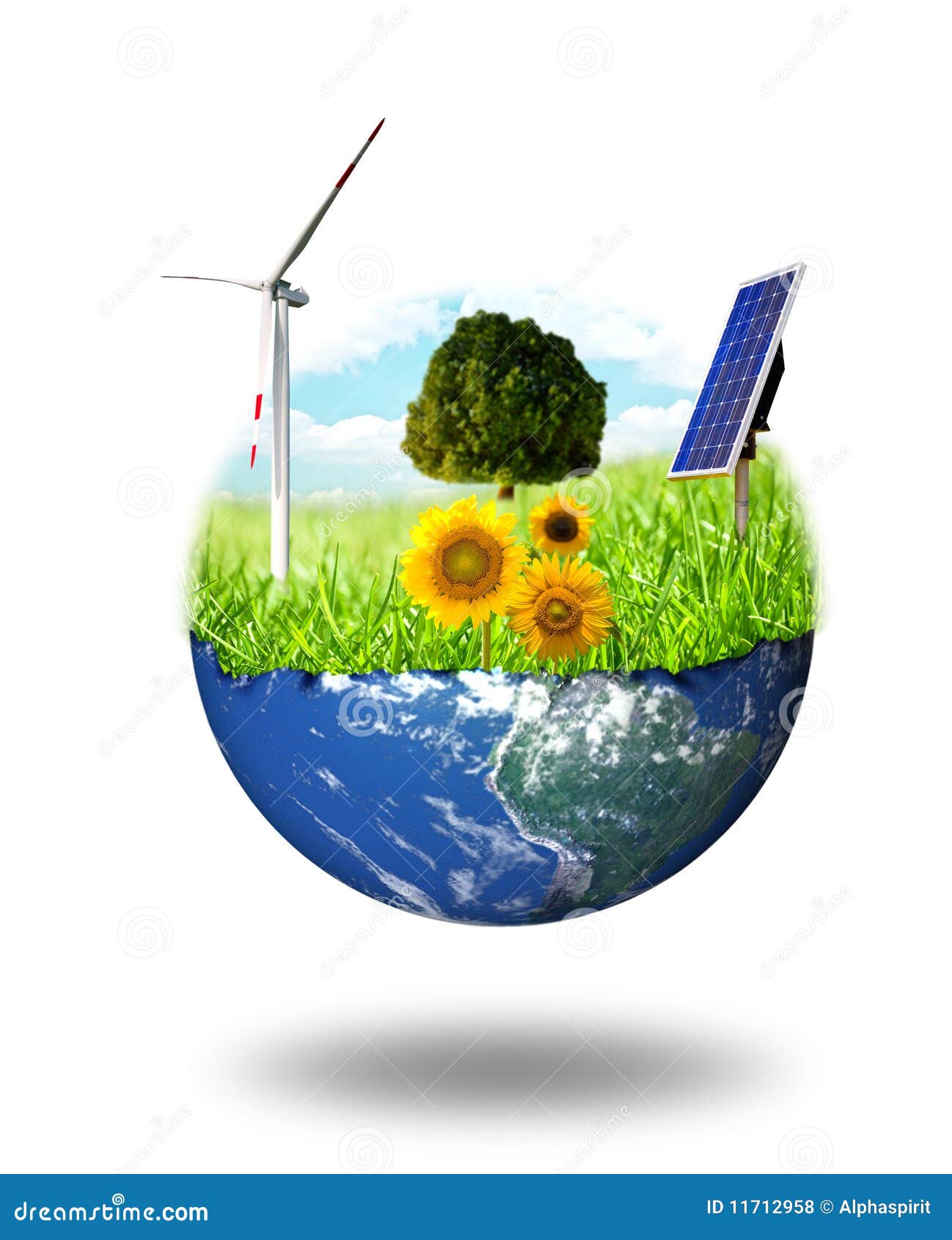 Green world stock photo. Image of photovoltaic, alternating - 11712958