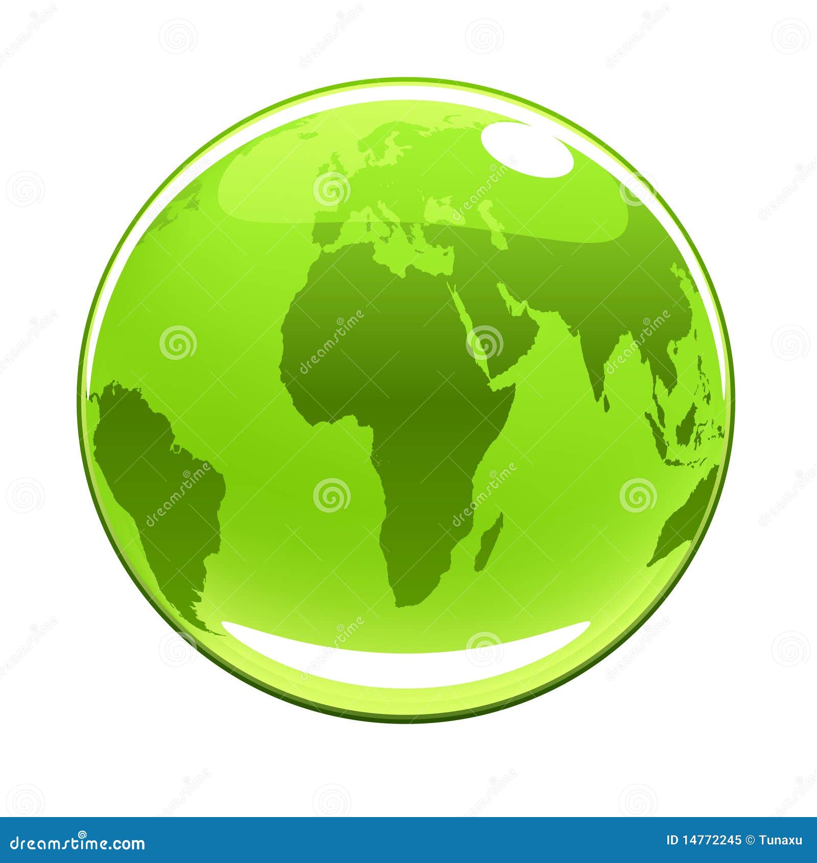 Green world stock vector. Illustration of countries, global - 14772245