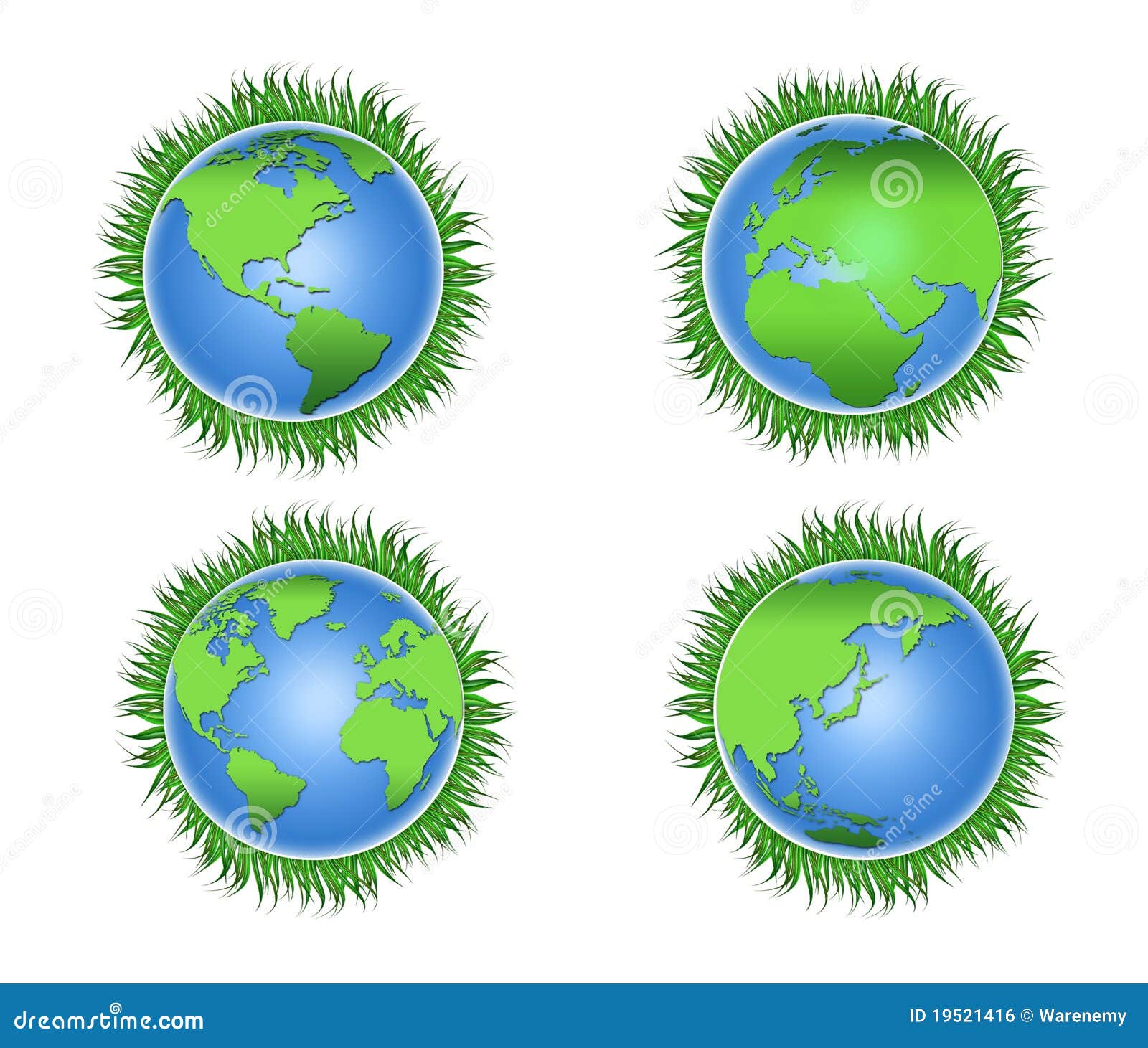 Green world stock illustration. Illustration of background - 19521416