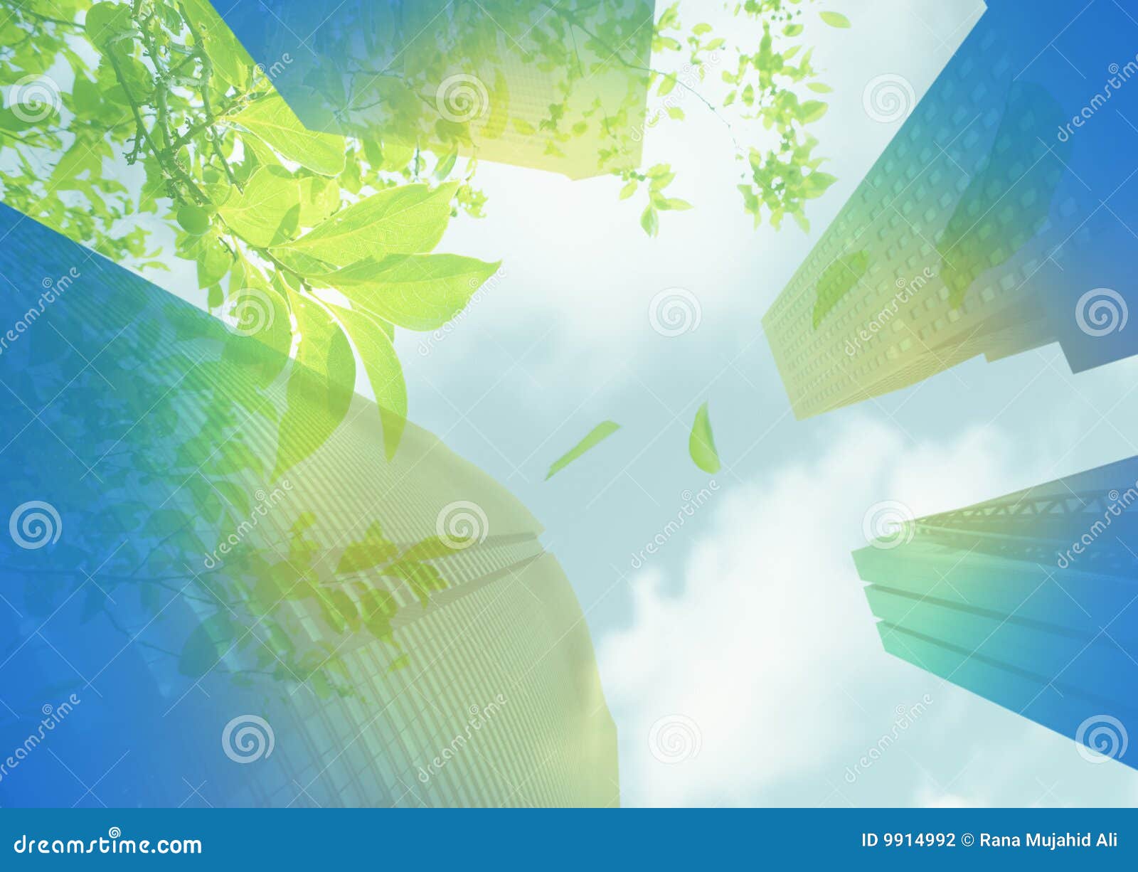 Green world concept stock illustration. Illustration of earth - 9914992