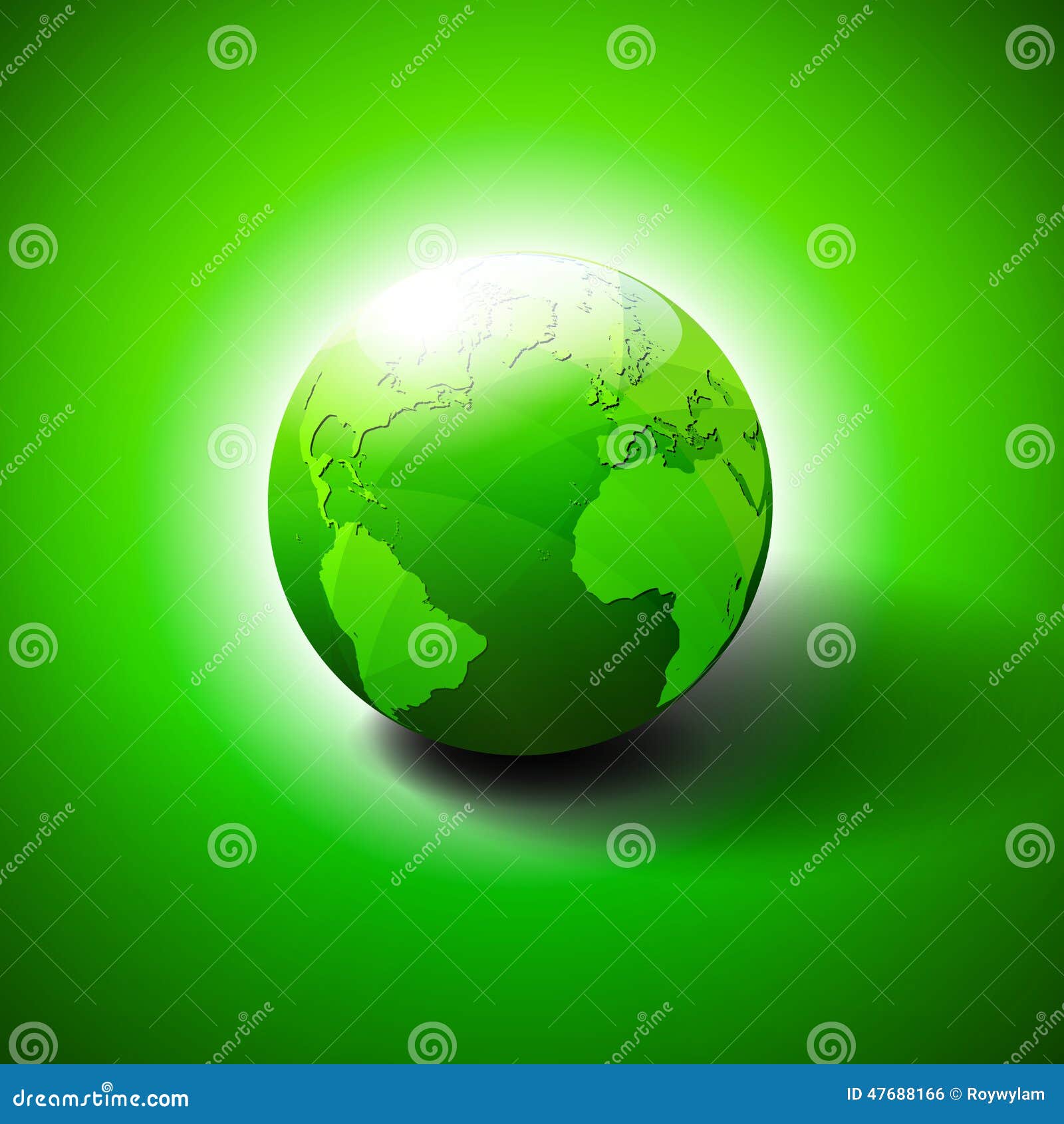 Green World Icon Symbol stock vector. Illustration of garden - 47688166