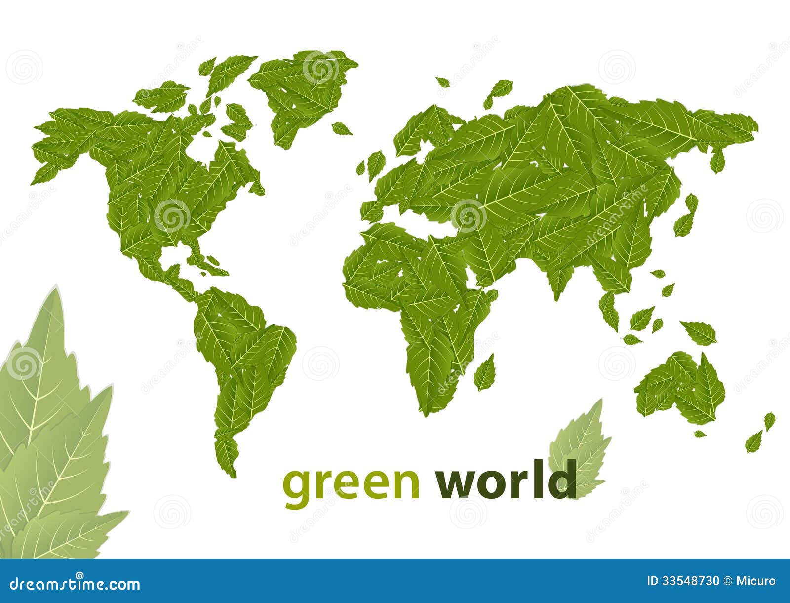Green world stock vector. Illustration of care, green - 33548730