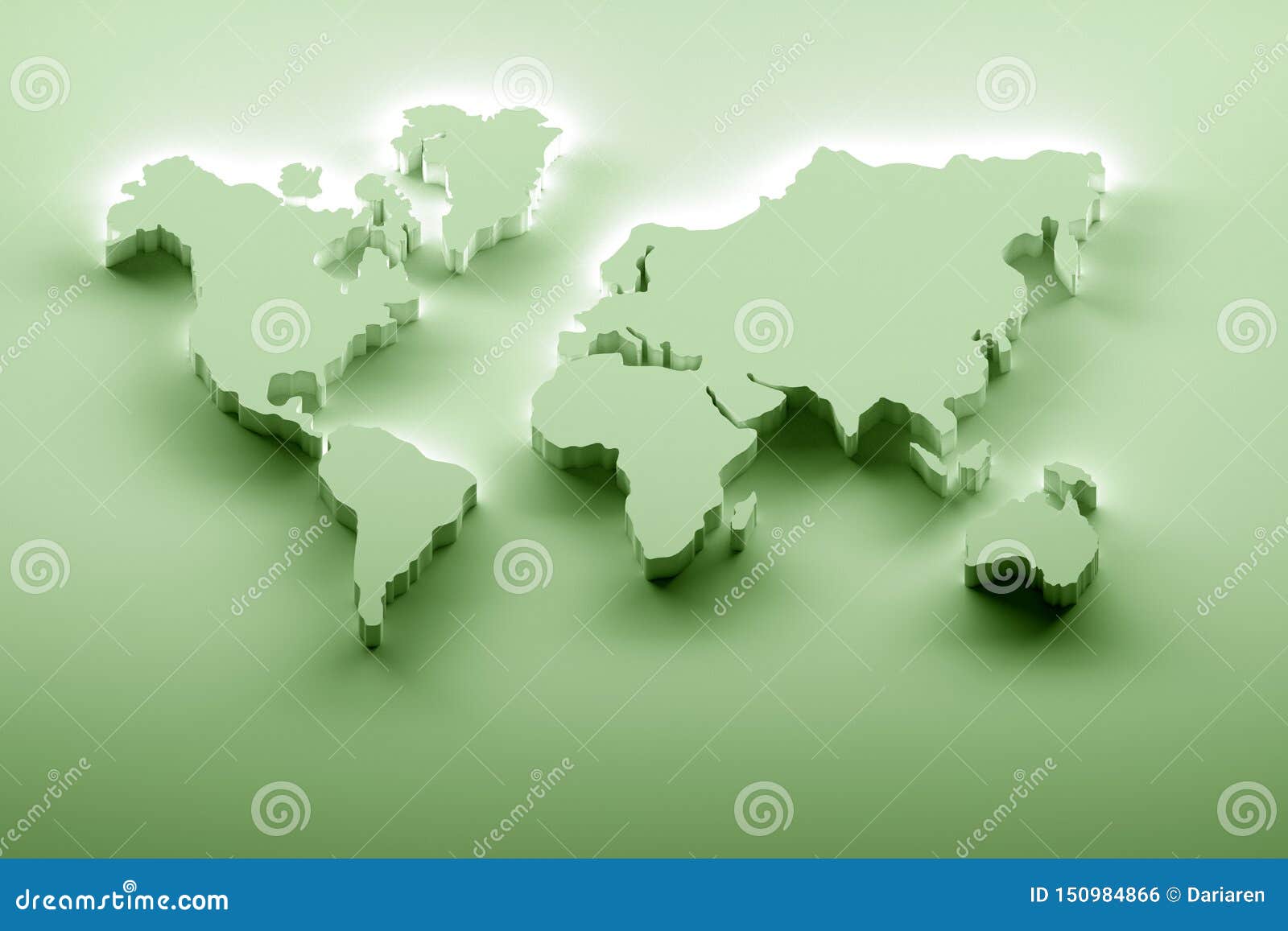 Green world map stock illustration. Illustration of abstract - 150984866