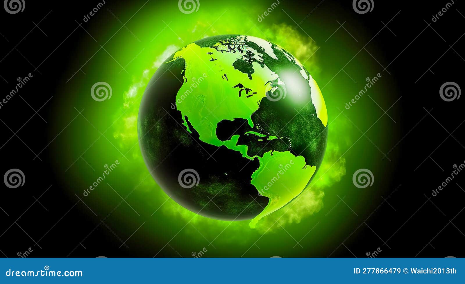 Green World Map. World Map Green Planet Earth Day or Environment Day ...