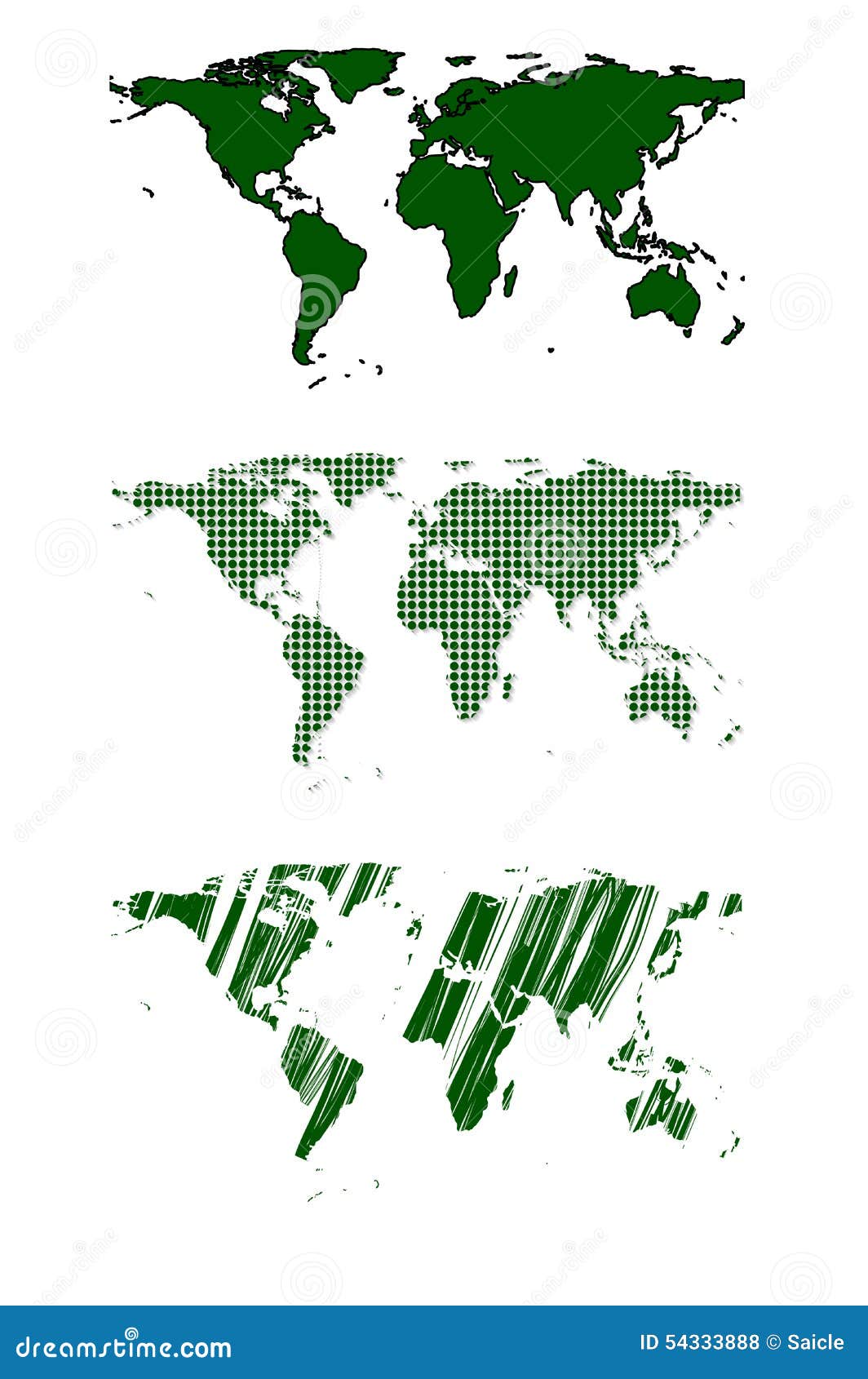 Green World Map Vector Design Stock Vector - Illustration of corporate ...
