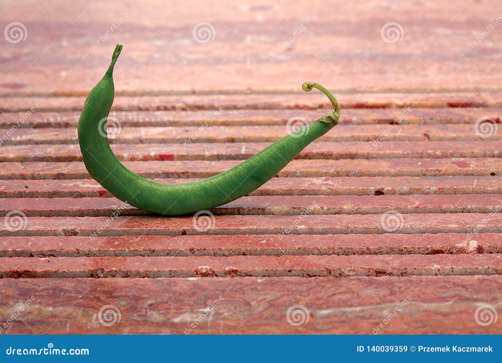 Green Worm. Bean Pod in a Rush Stock Image - Image of abstraction ...