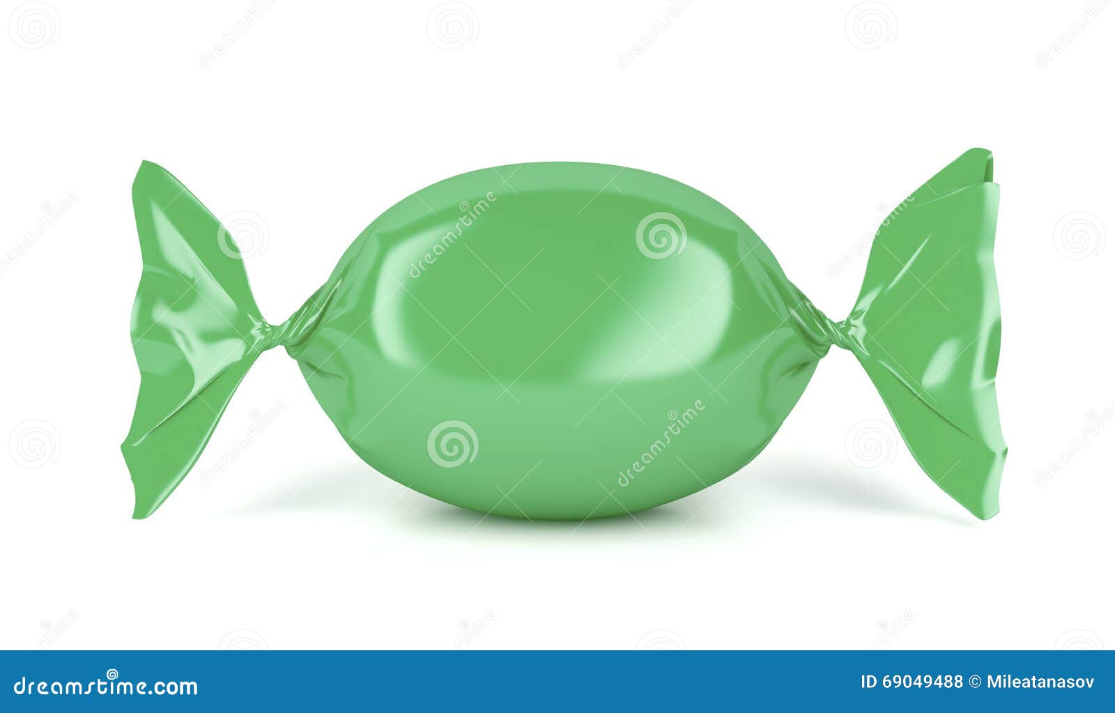 Green wrapped hard candy stock illustration. Illustration of boiled ...